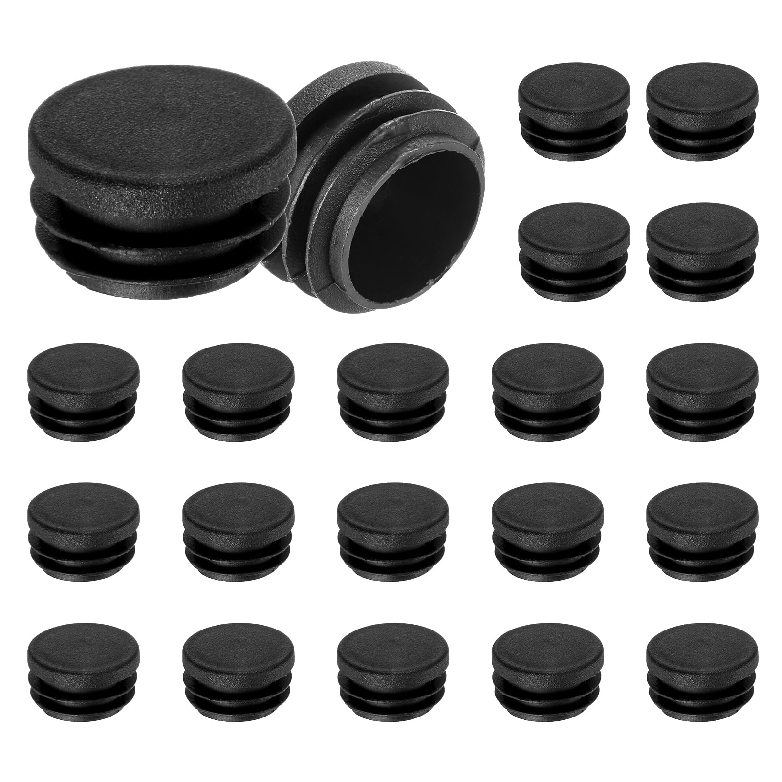 Uxcell 20 Pack Round Plastic Plug, 1.2 Inch Furniture Tube Inserts for ...