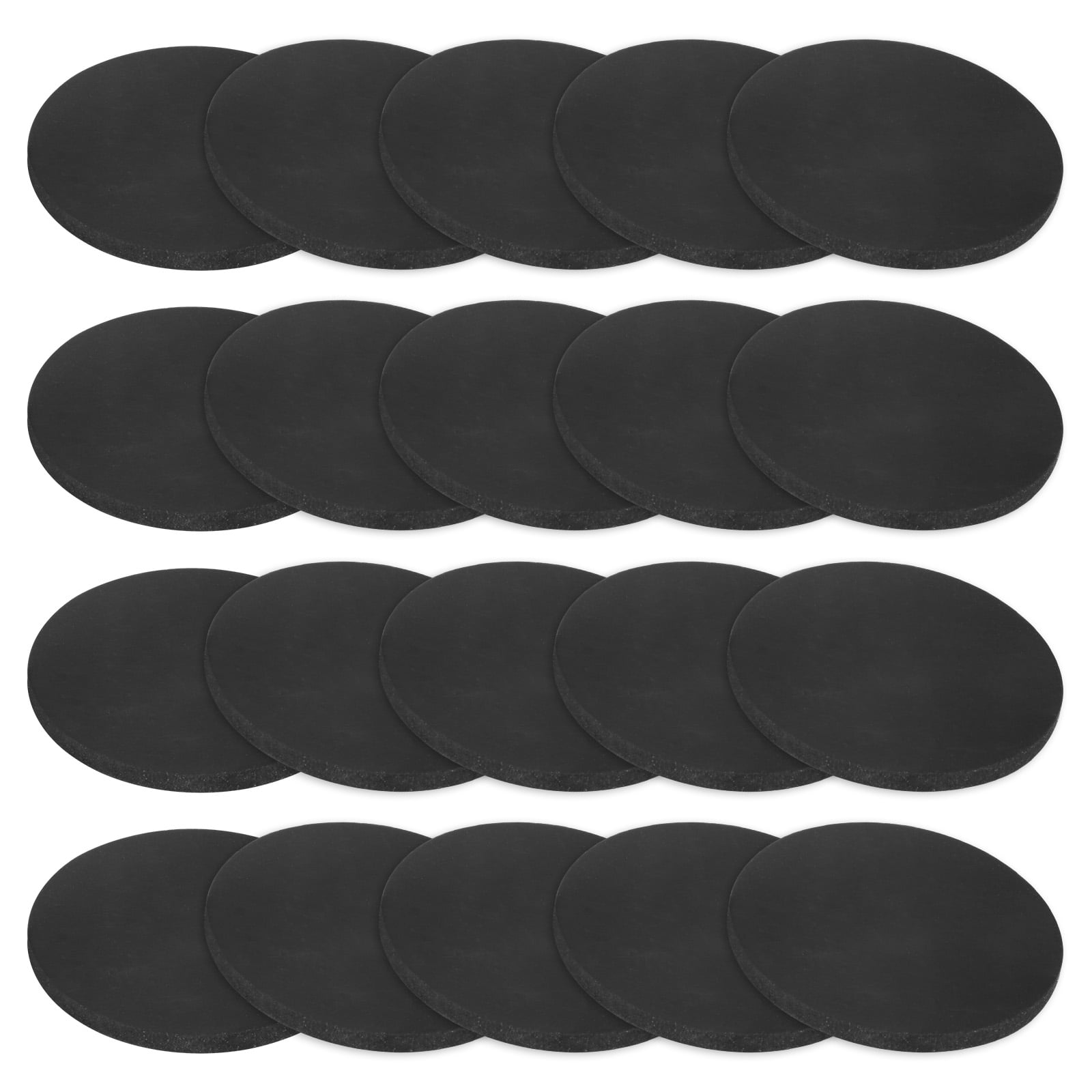 Uxcell 20-Pack Rubber Solid Discs Washers 40mm OD x 3mm Thick for HVAC ...