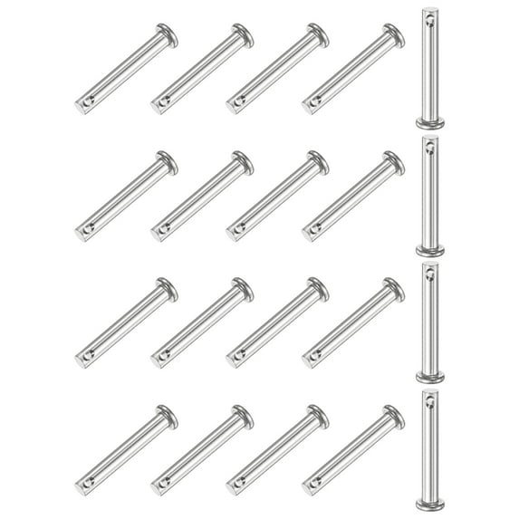 Uxcell 20-Pack Single Hole Clevis Pins, M5 x 35mm 304 Stainless Steel ...
