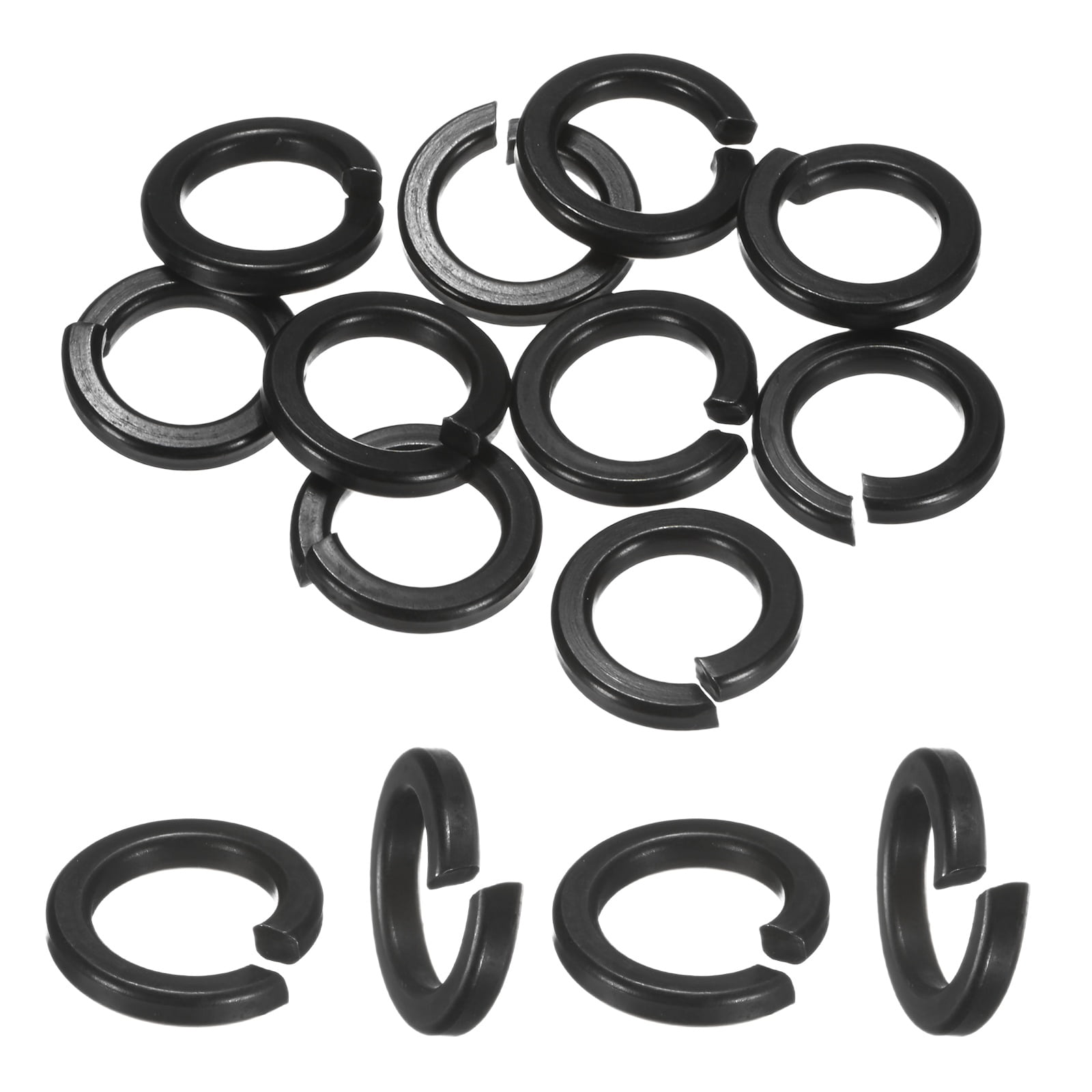 Uxcell 20-Pack Spring Lock Washer, M14 Stainless Steel Electroplating ...