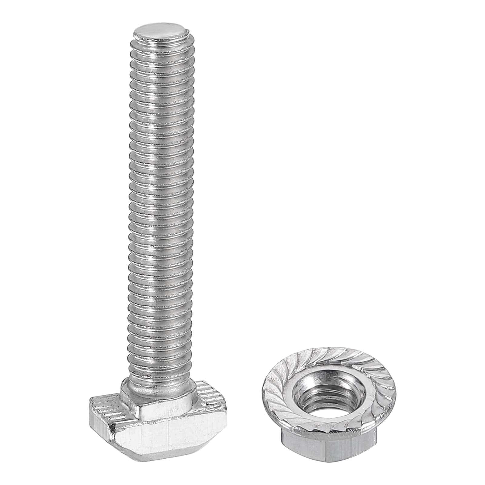 Uxcell 20 Pack t Slot Drop-in Bolt, M5 x 30mm T-Slot Bolts Carbon Steel ...