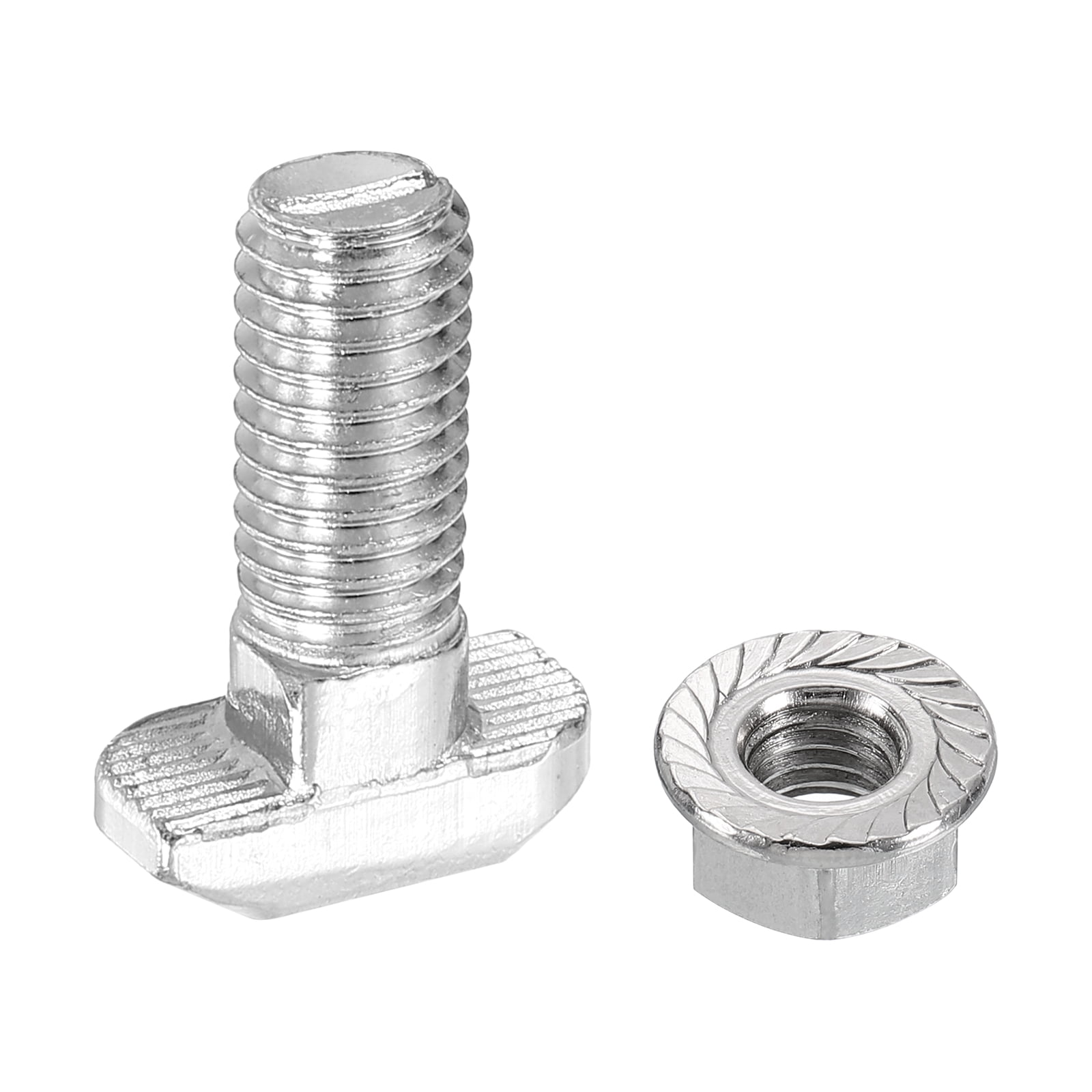 Uxcell 20 Pack t Slot Drop-in Bolt, M8 x 20mm T-Slot Bolts Carbon Steel ...