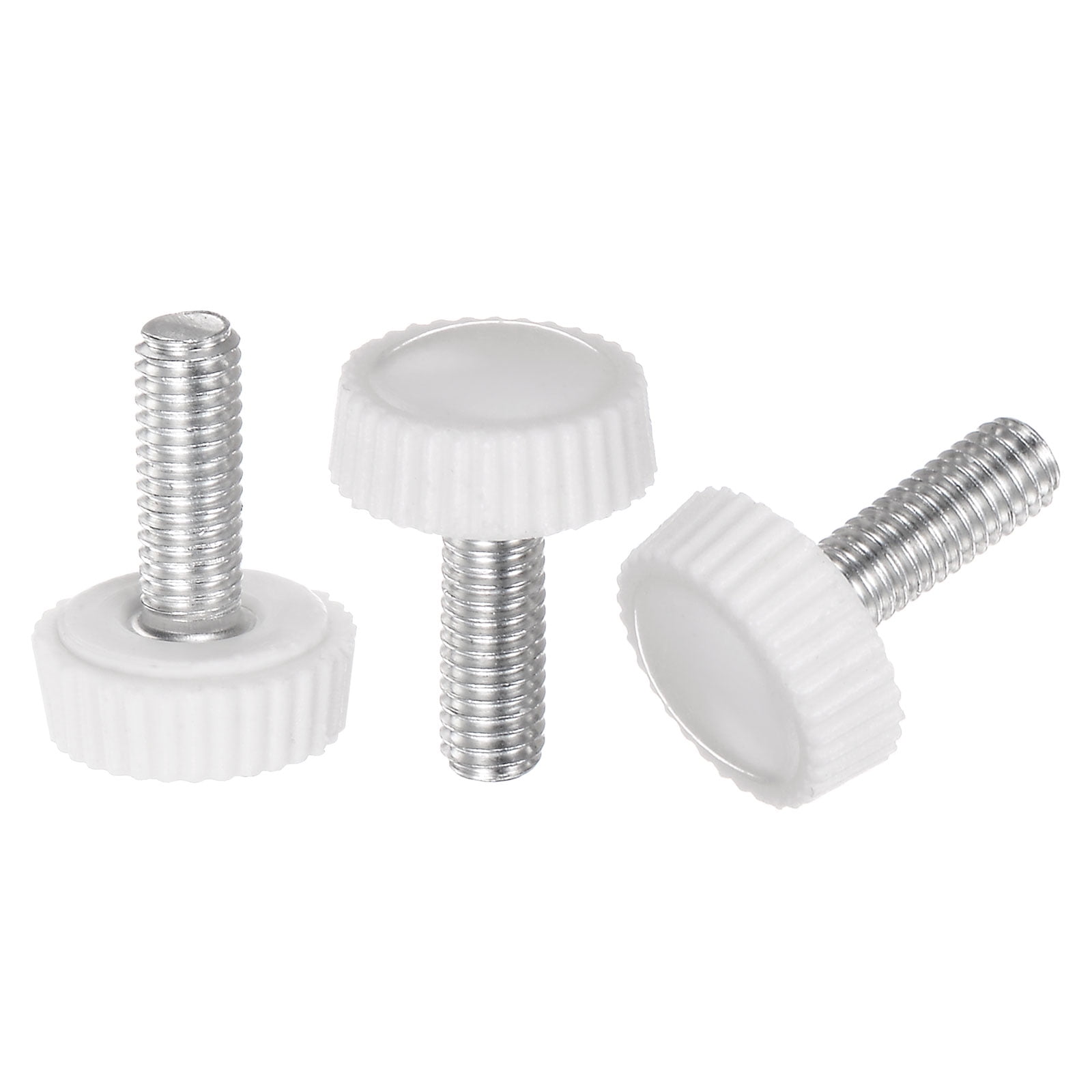 Uxcell 20 Packs M5 x 14mm Metric Male Thread Knurled Knobs Thumb Screw ...