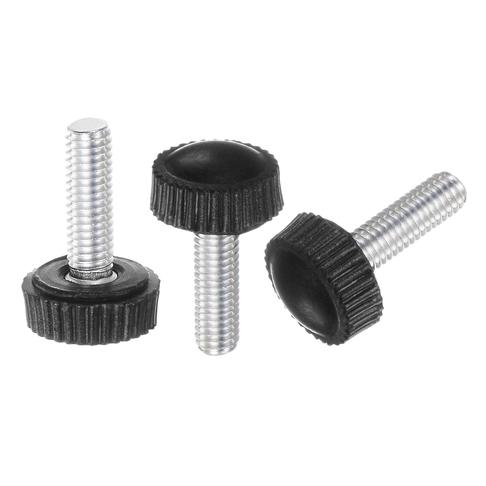 Uxcell 20 Packs M5 x 16mm Metric Male Thread Knurled Knobs Thumb Screw ...