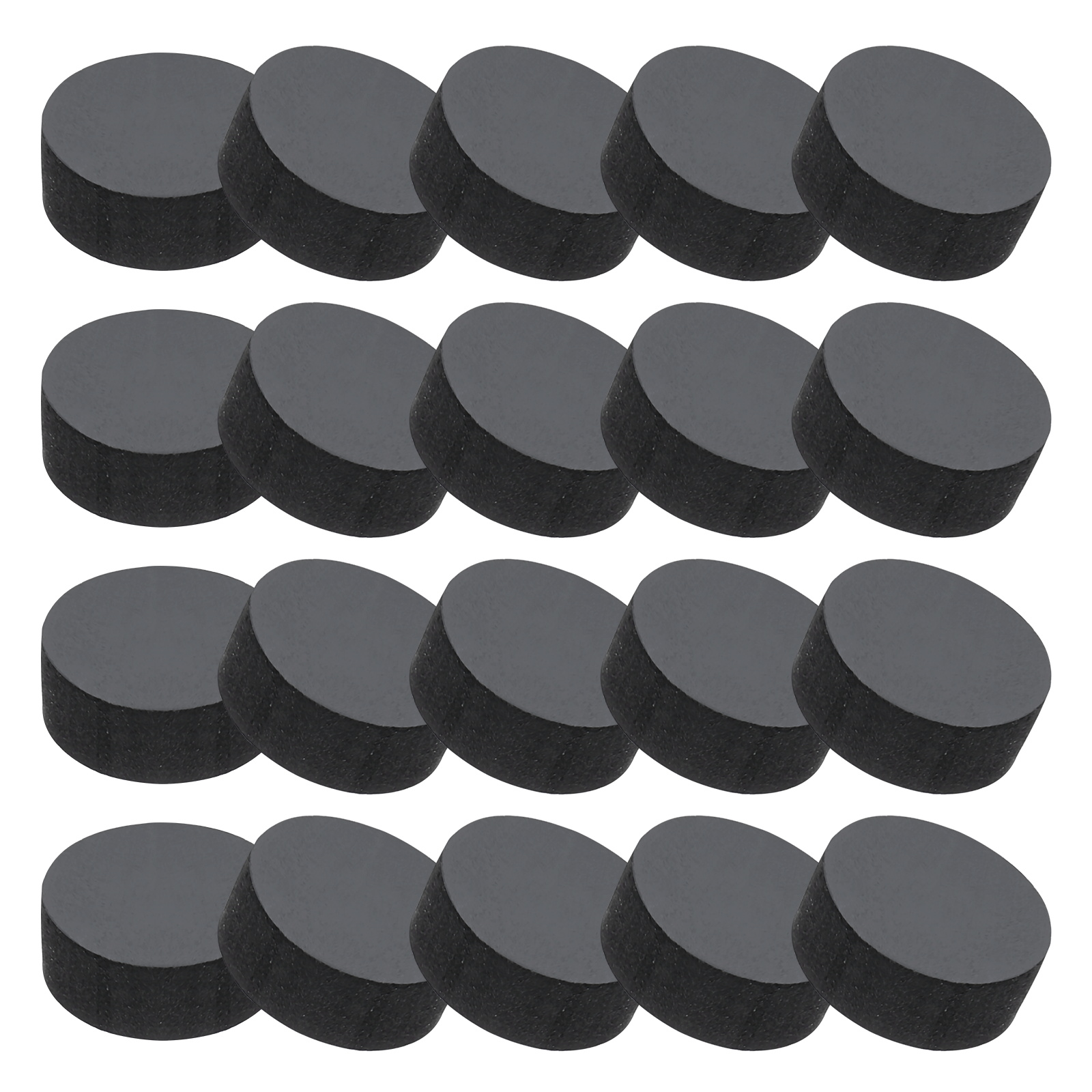 Uxcell 20 Pcs 15mm ID x 6mm Thick Rubber Solid Discs Washers, Black ...