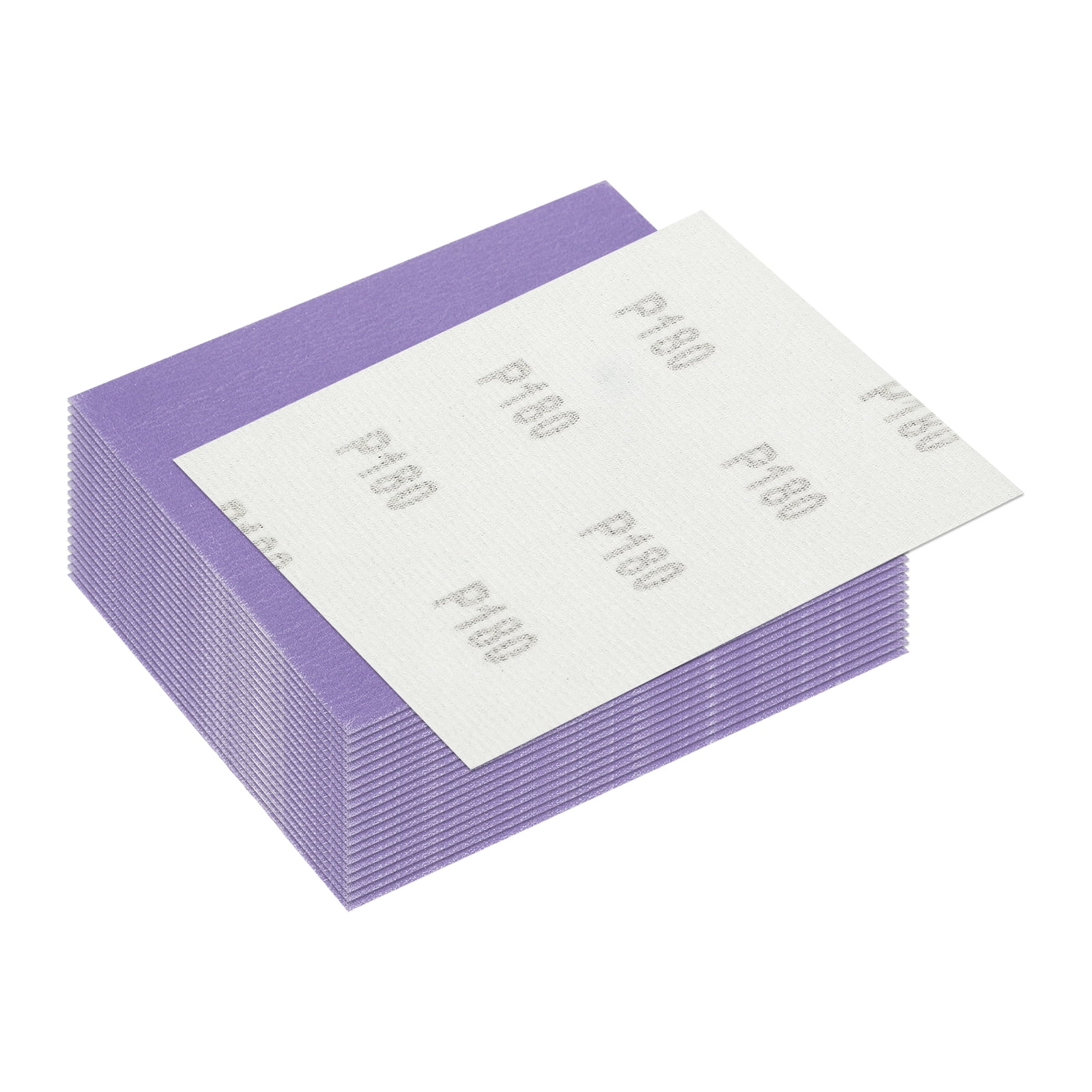 Uxcell 20 Pcs 400 Grit Sandpaper, 4.5 x 5.5 Inch Sand Paper Hook and ...
