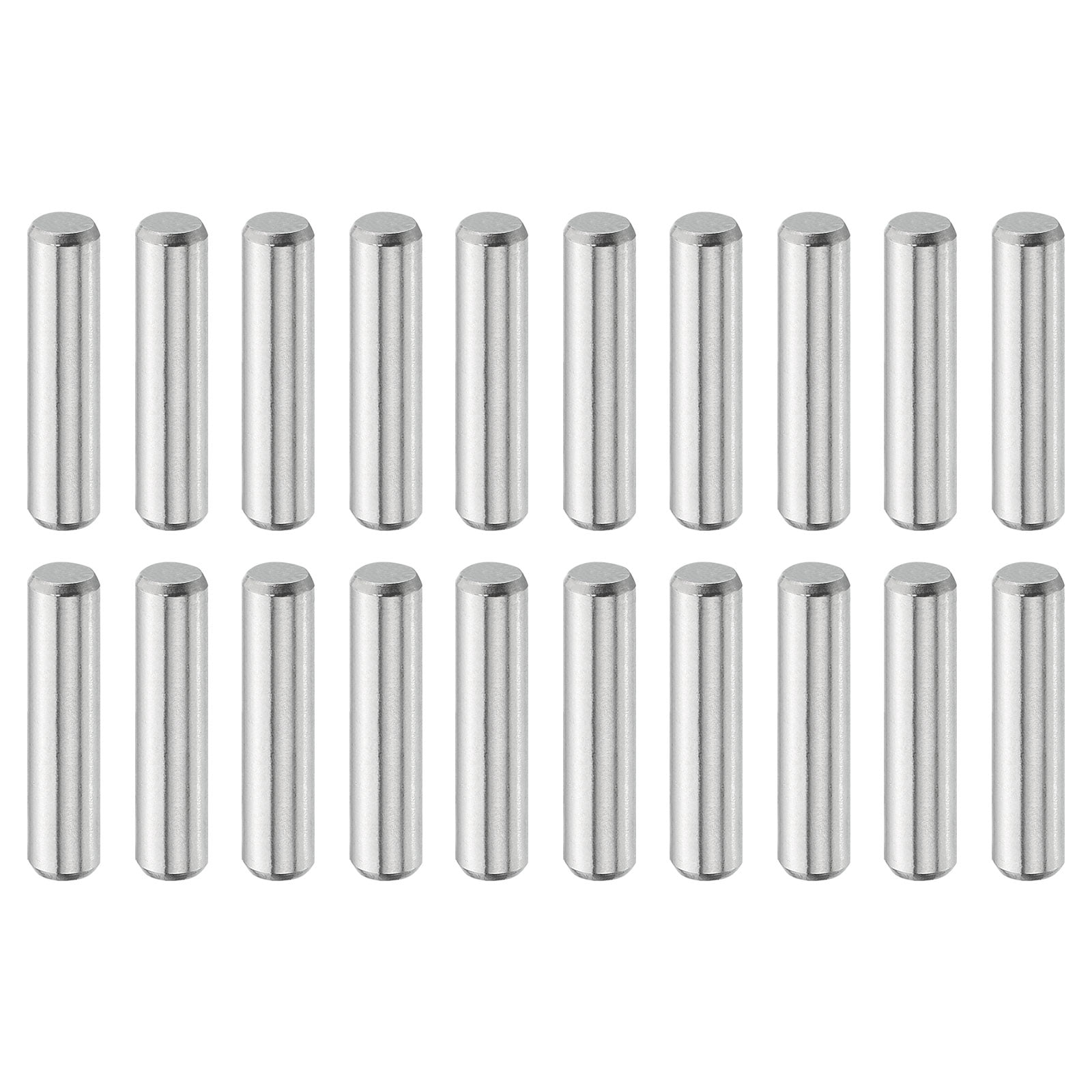 Uxcell 20 Pcs 5 mm x 22 mm Dowel Pins, 316L Stainless Steel Cylindrical ...