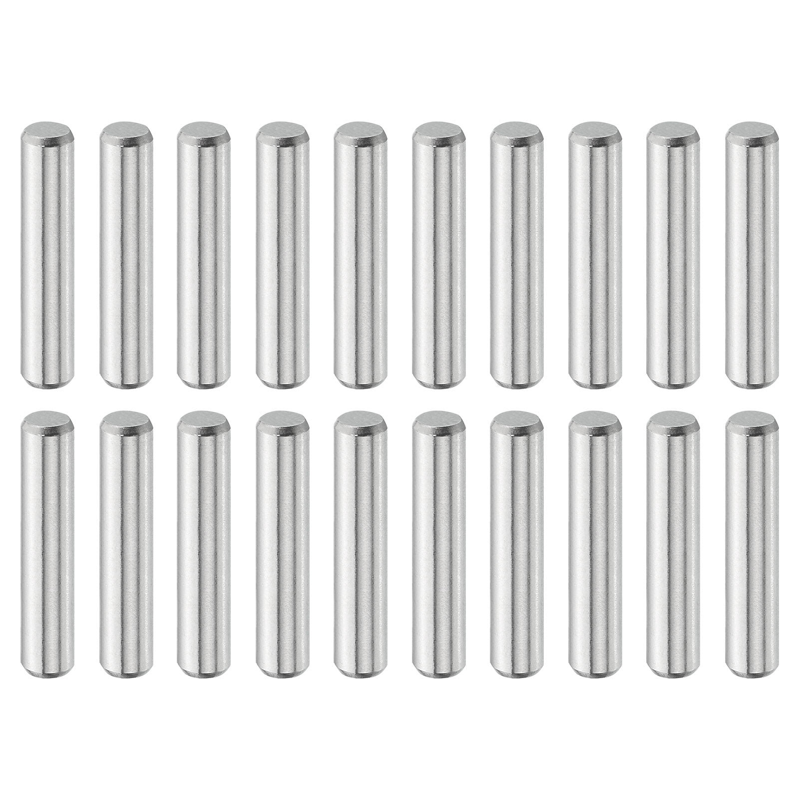 Uxcell 20 Pcs 5 mm x 25 mm Dowel Pins, 316L Stainless Steel Cylindrical ...