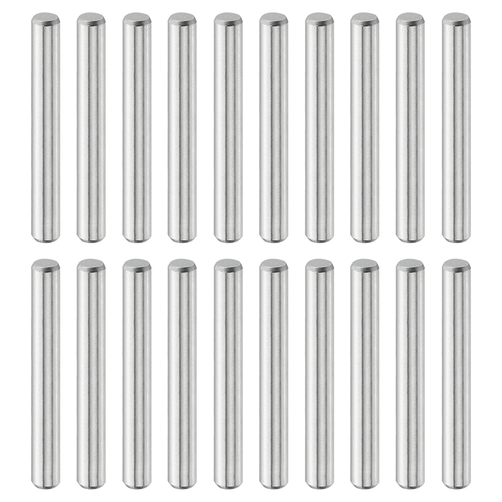 Uxcell 20 Pcs 5 mm x 40 mm Dowel Pins, 316L Stainless Steel Cylindrical ...