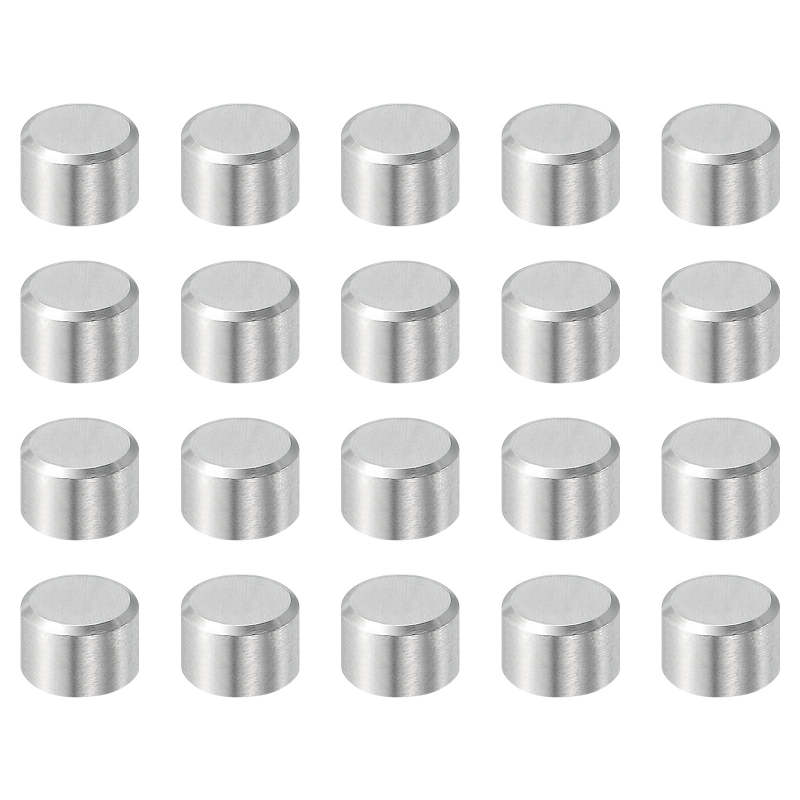Uxcell 20 Pcs 6 mm x 6 mm Dowel Pins, 316L Stainless Steel Cylindrical ...