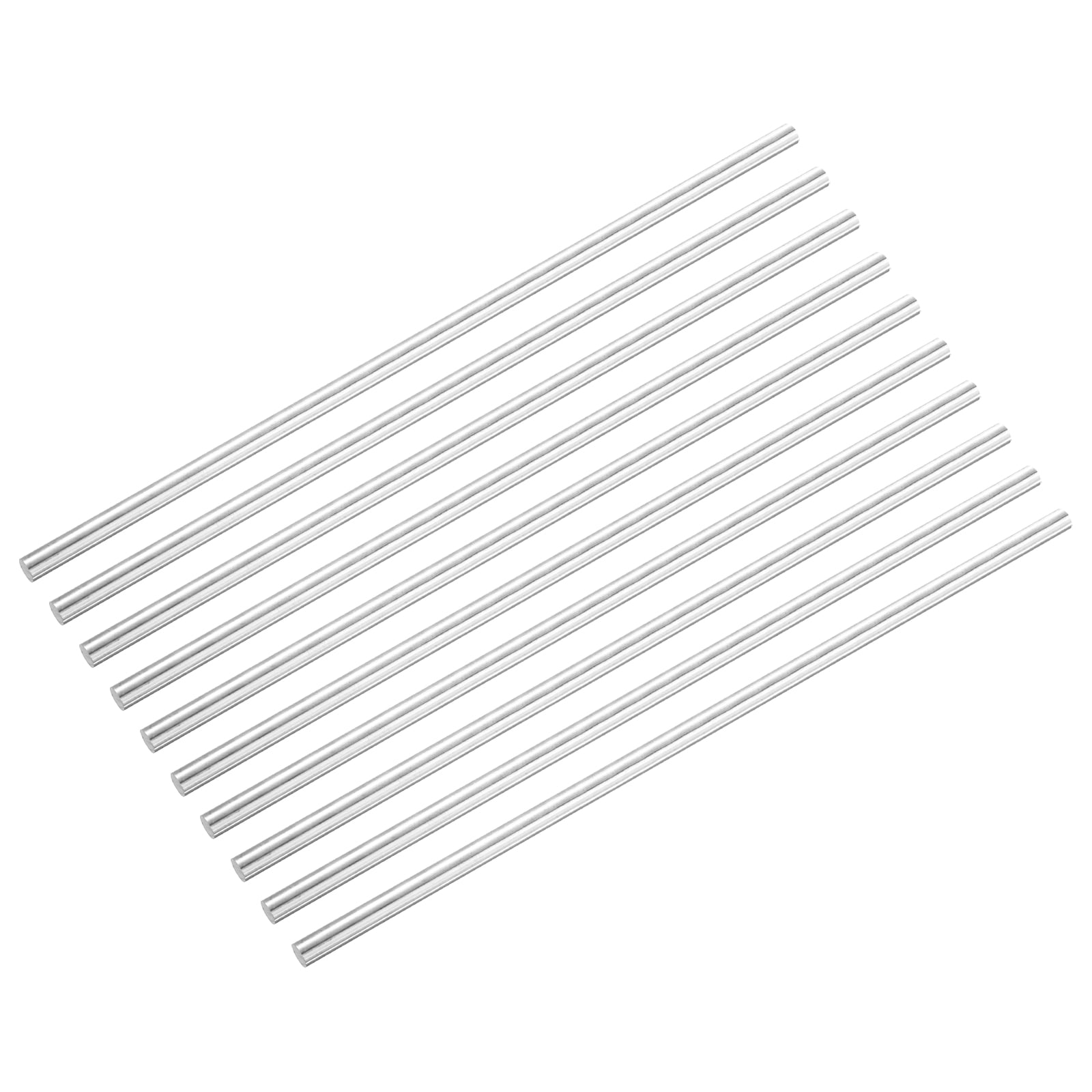 Uxcell 20 Pcs Aluminum Rods, 1/8" Dia 4"Long Solid Round Rod Stick 6061 Extruded Lathe Bar Stock ...