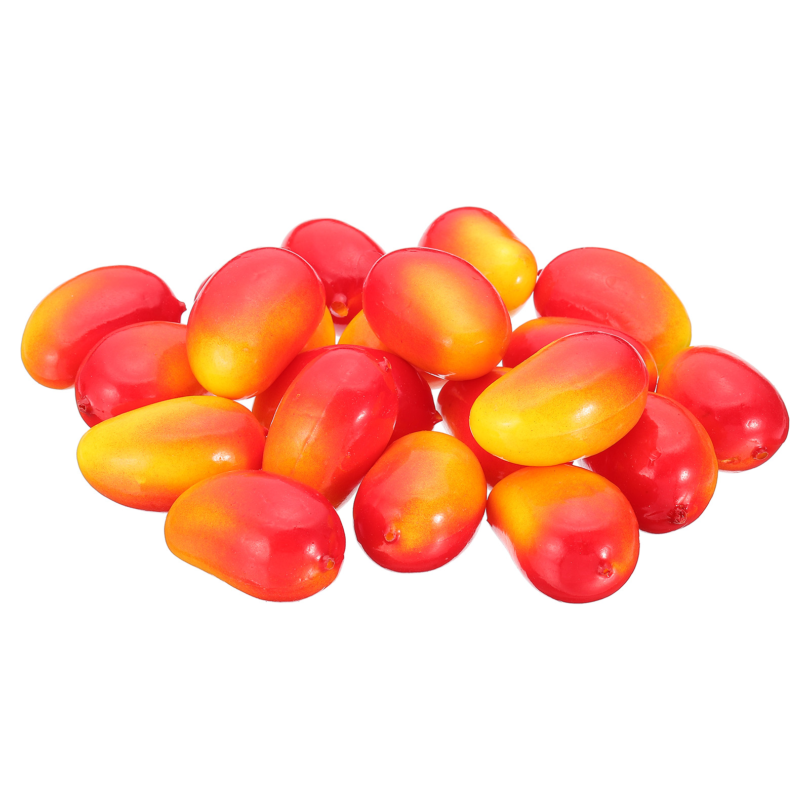 Uxcell 20 Pcs Artificial Mini Mango, Foam Lifelike Fake Fruit Model ...