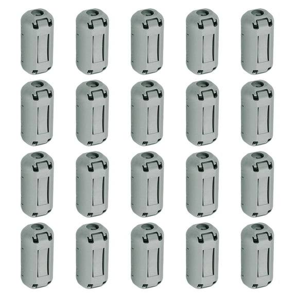Uxcell 20 Pcs Ferrite Filter Ring Core RFI EMI Noise Suppression Cable Clip ID 3.5mm 0.14Inch ...