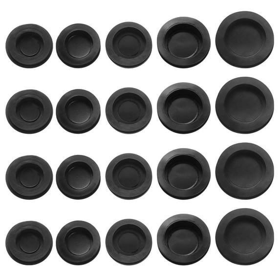 Uxcell 20 Pcs Money Box Bank Plug 25/26/30/32/38mm ID Plastic Round ...