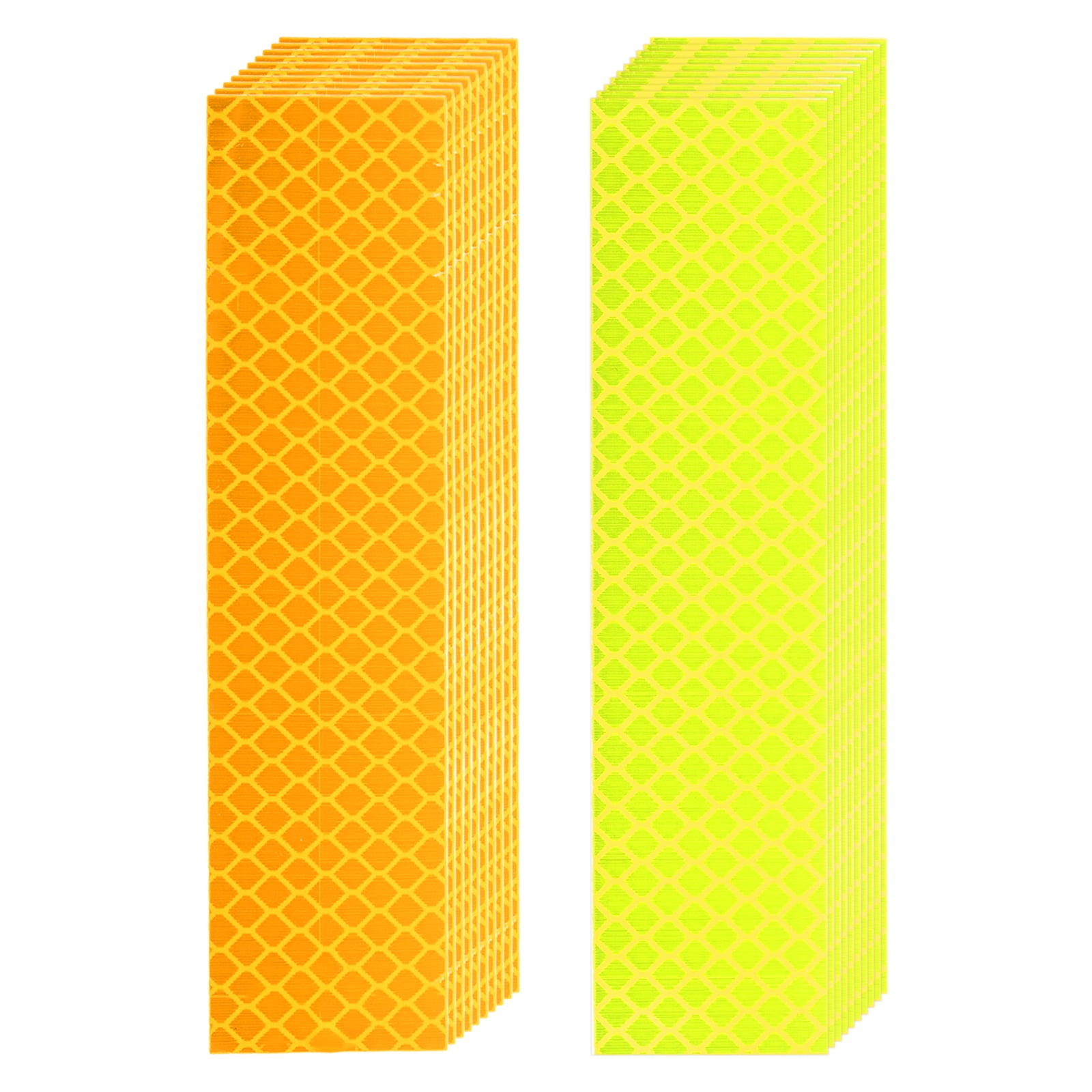 Uxcell 20 Rolls Reflective Tape 1.18" x 4.72" High Visibility Adhesive ...