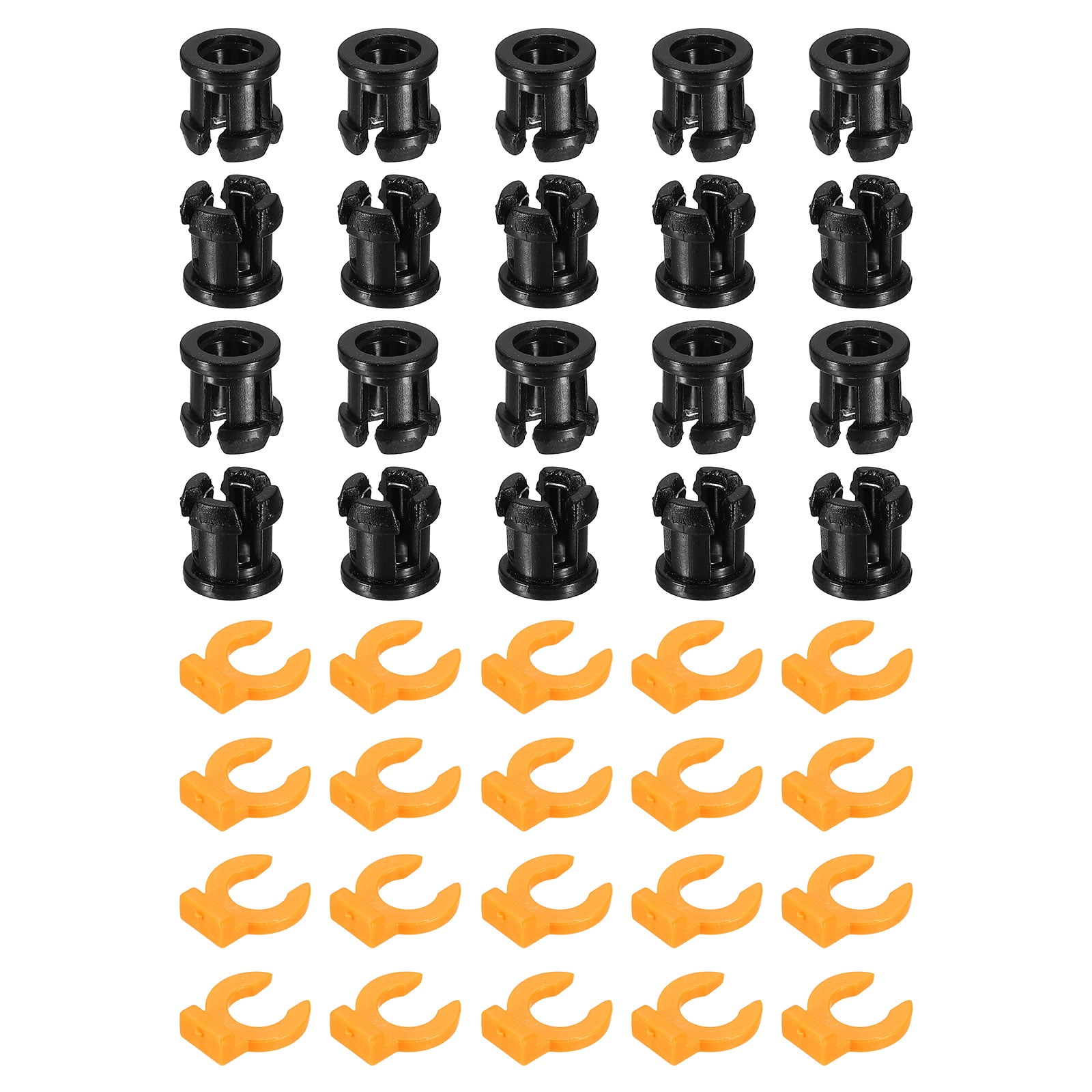 Uxcell 20 Set 3D Printer Tube Coupler Set, Tube Coupling Collet Clamp ...