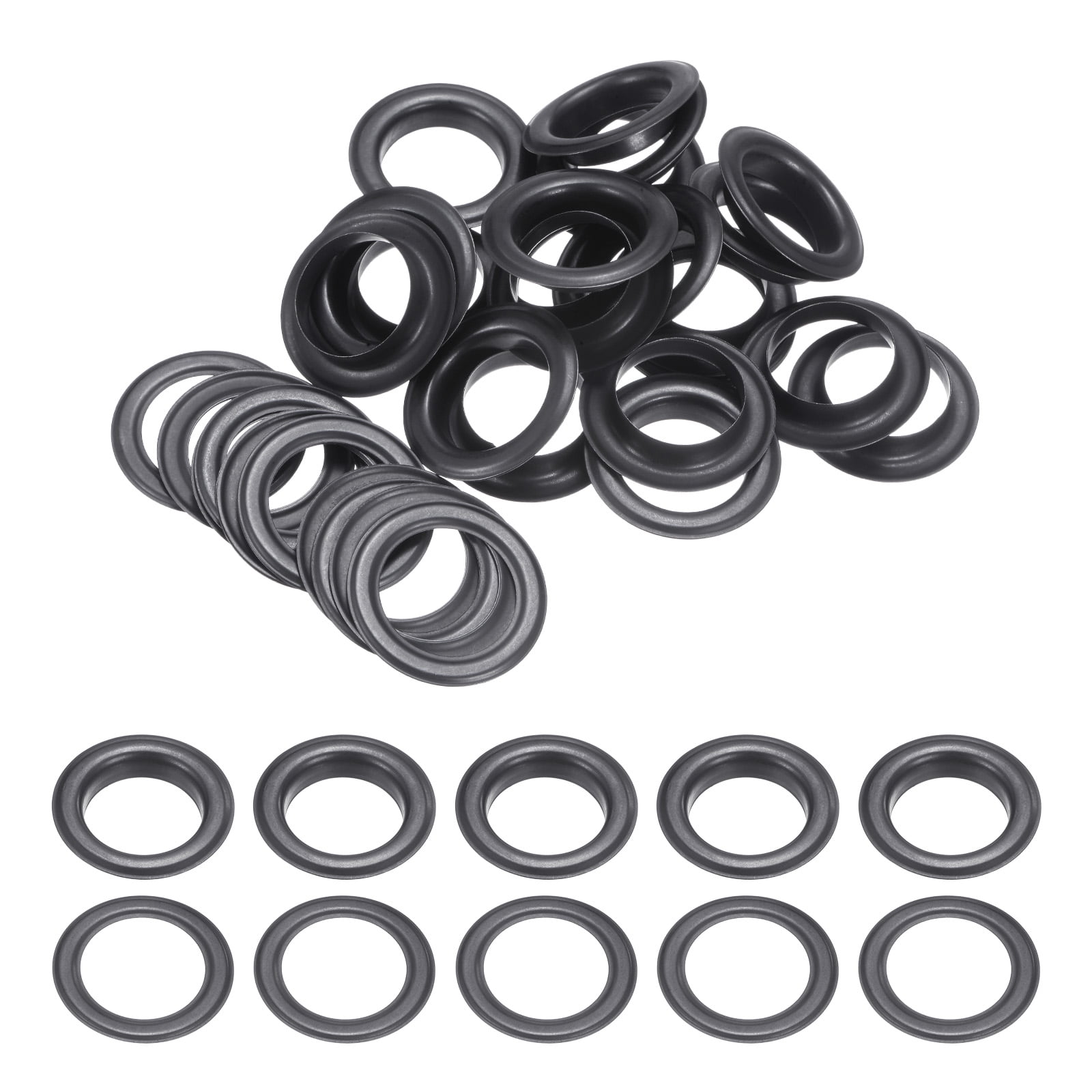 Uxcell 20 Sets Grommets Eyelets with Washers 1" Copper Grommet Tool Kit ...