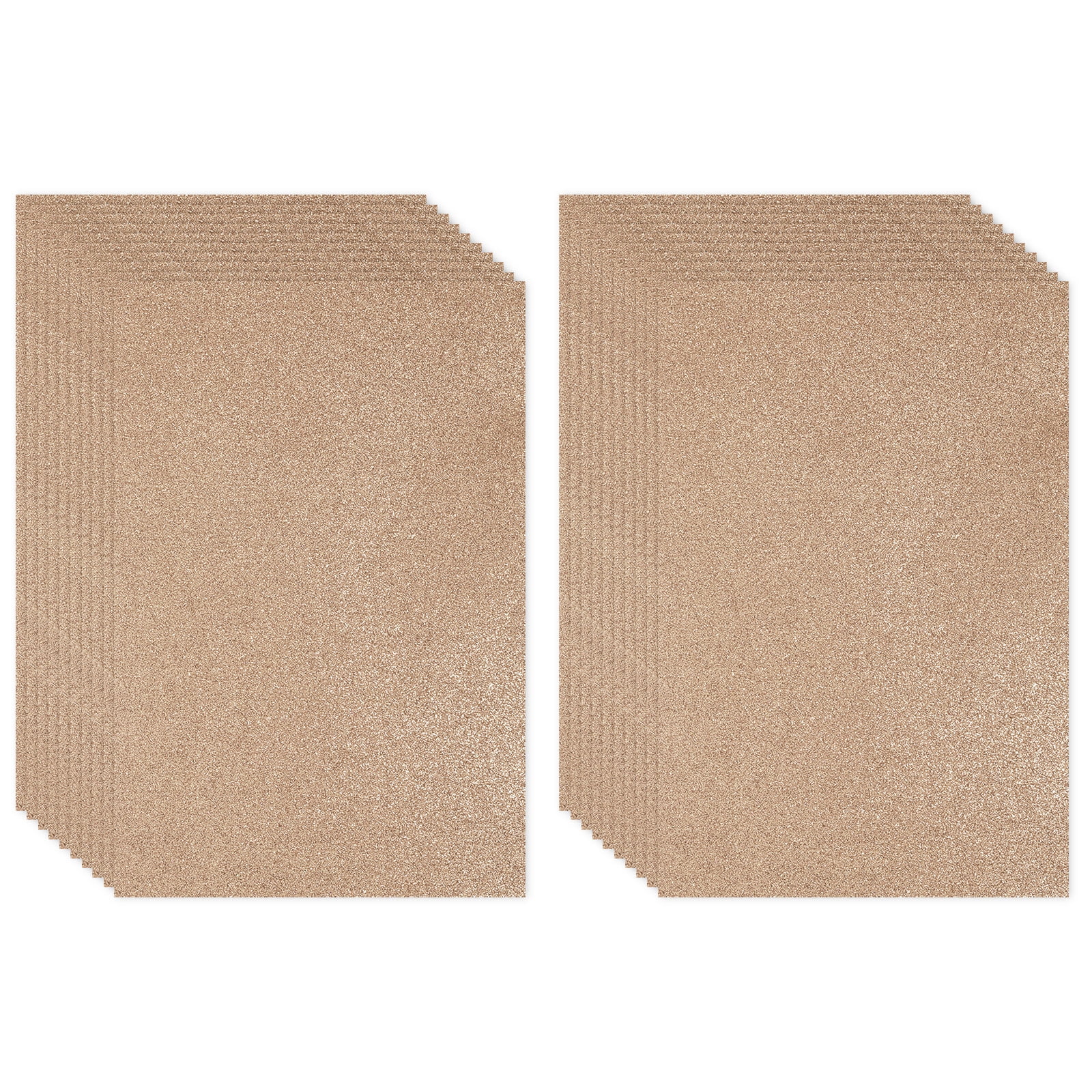 Uxcell 20 Sheets 2mm Glitter Foam Sheet 16x12" Brown EVA Paper with ...
