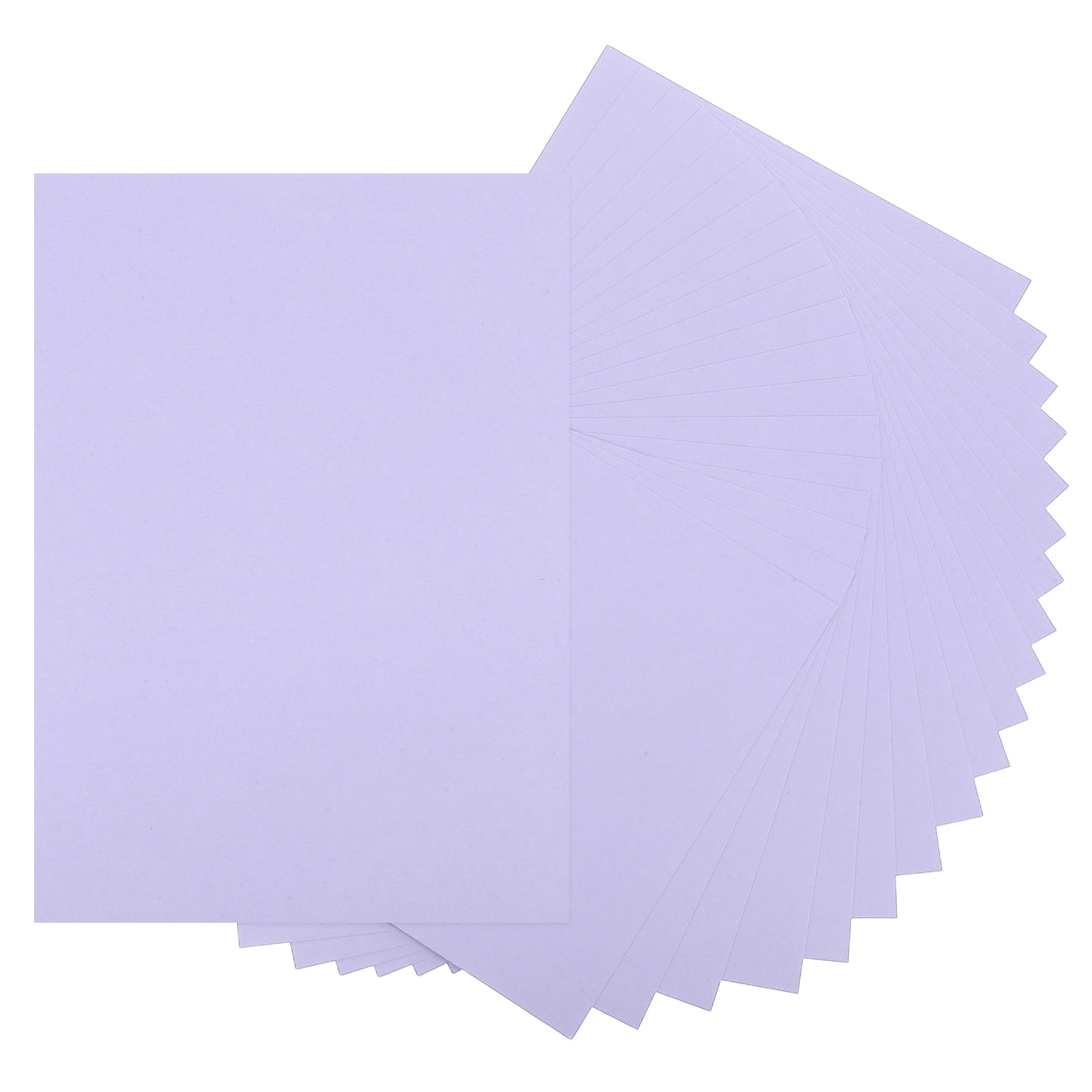 Uxcell 20 Sheets Light Purple Cardstock Printer Paper 8.5" x 11" A4 ...