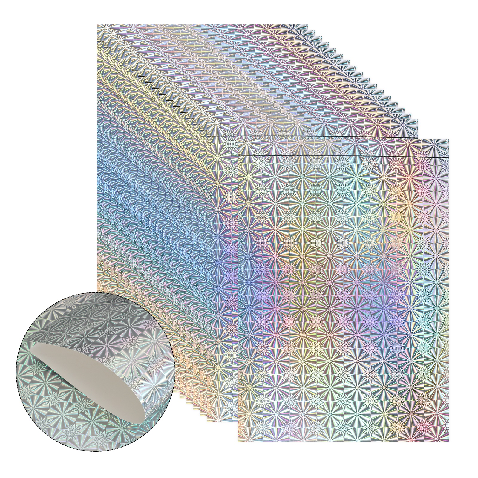 Uxcell 20 Sheets Metallic Foil Paper, A4 Thick 250gsm Cardstock Foil 8. ...