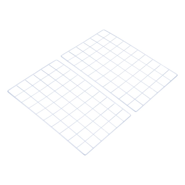 Uxcell 20"x12" Wire Grid Panel, 2 Pack Wall Grid Panels Board Photo ...