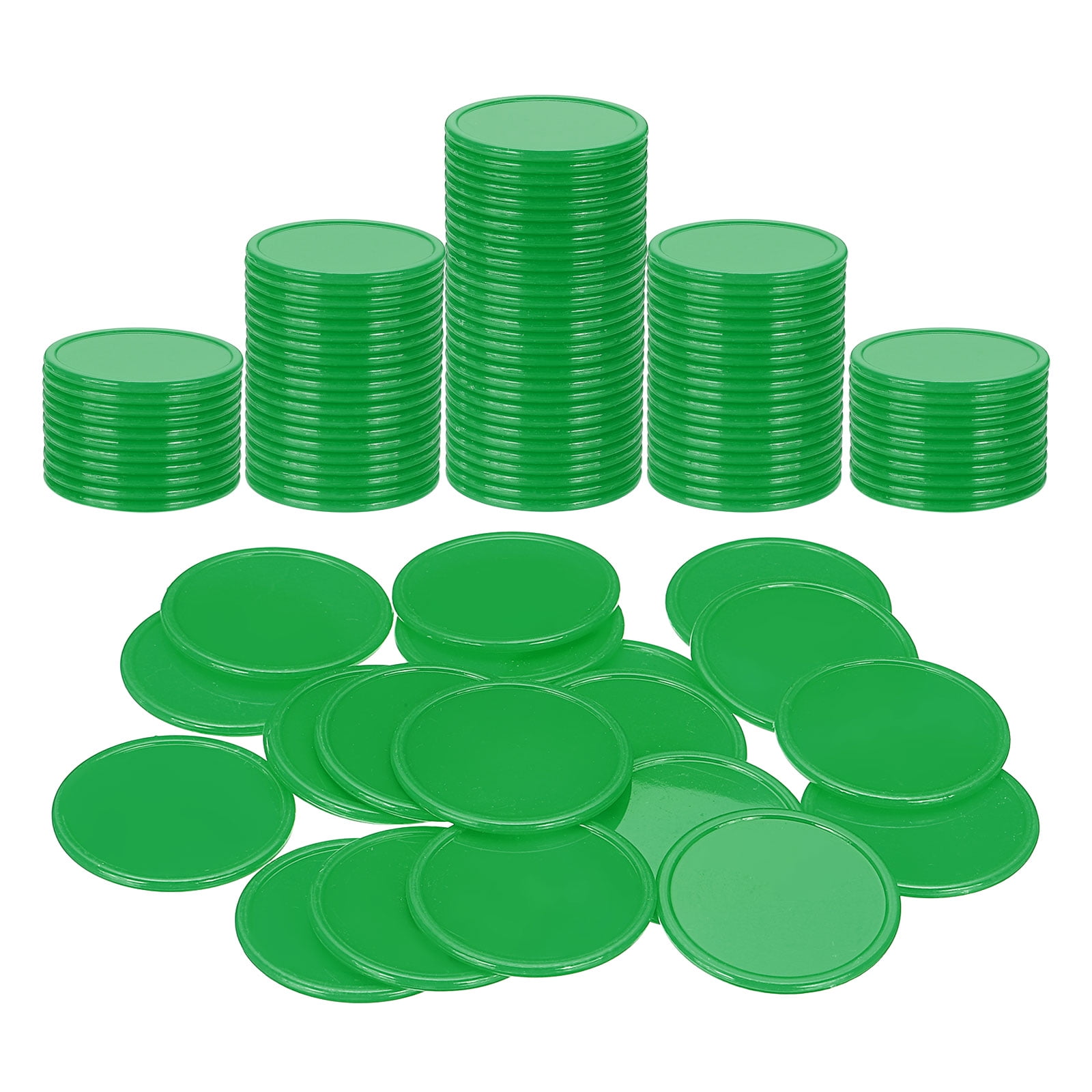 Uxcell 200 Pack Plastic Poker Chips, 1.5 Inch Learning Counters ...