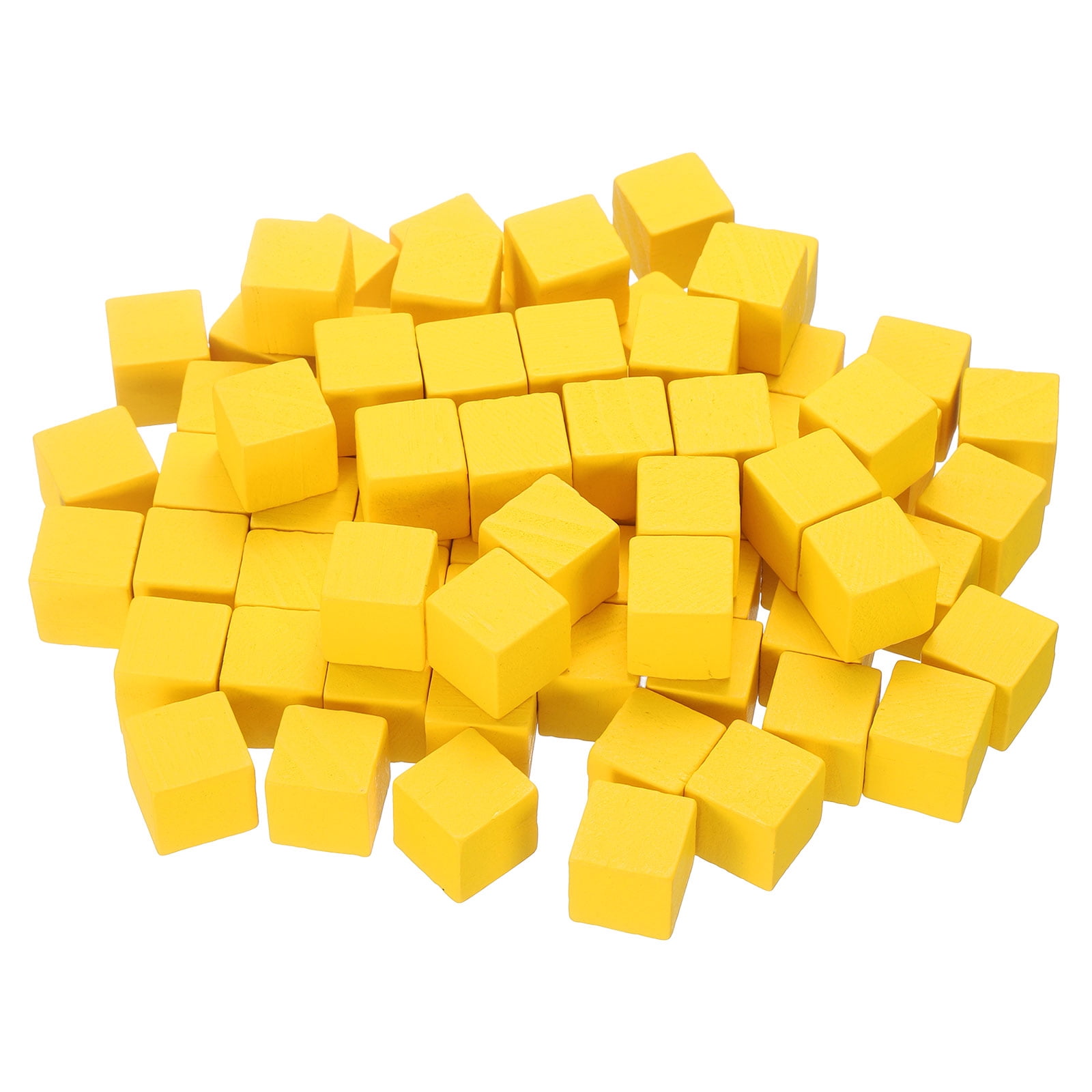 Uxcell 200 Pack Wood Blocks for Crafts, 1.5cm Unfinished Wood Cube ...