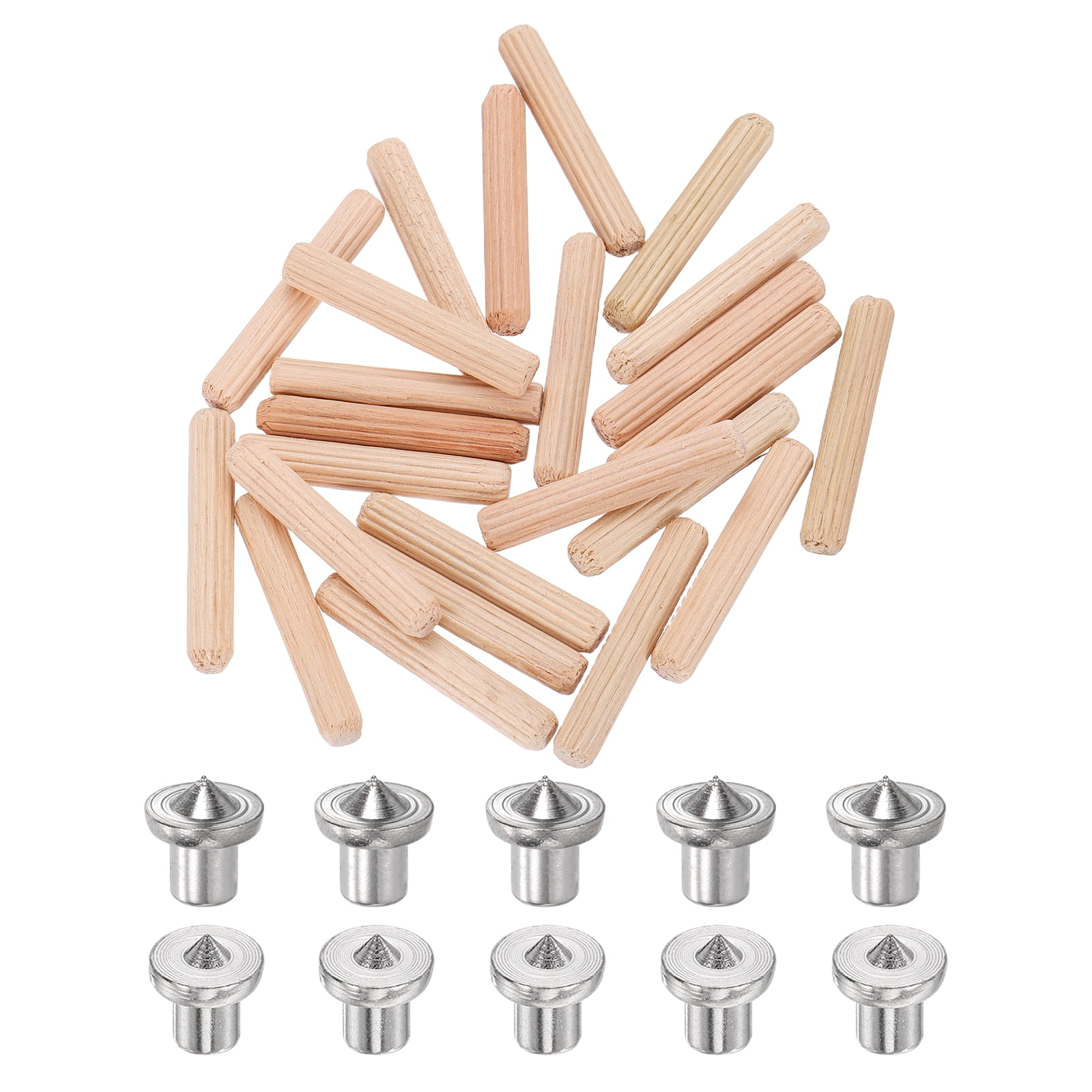 Uxcell 200 Pack Wood Dowel Pins, 3/20