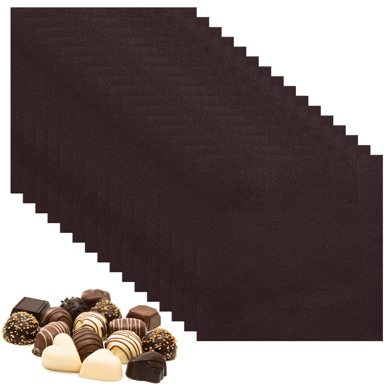 Uxcell 200 Pcs Candy Foil Wrappers, 3.1 x 3.1 Inch Aluminium Foil ...