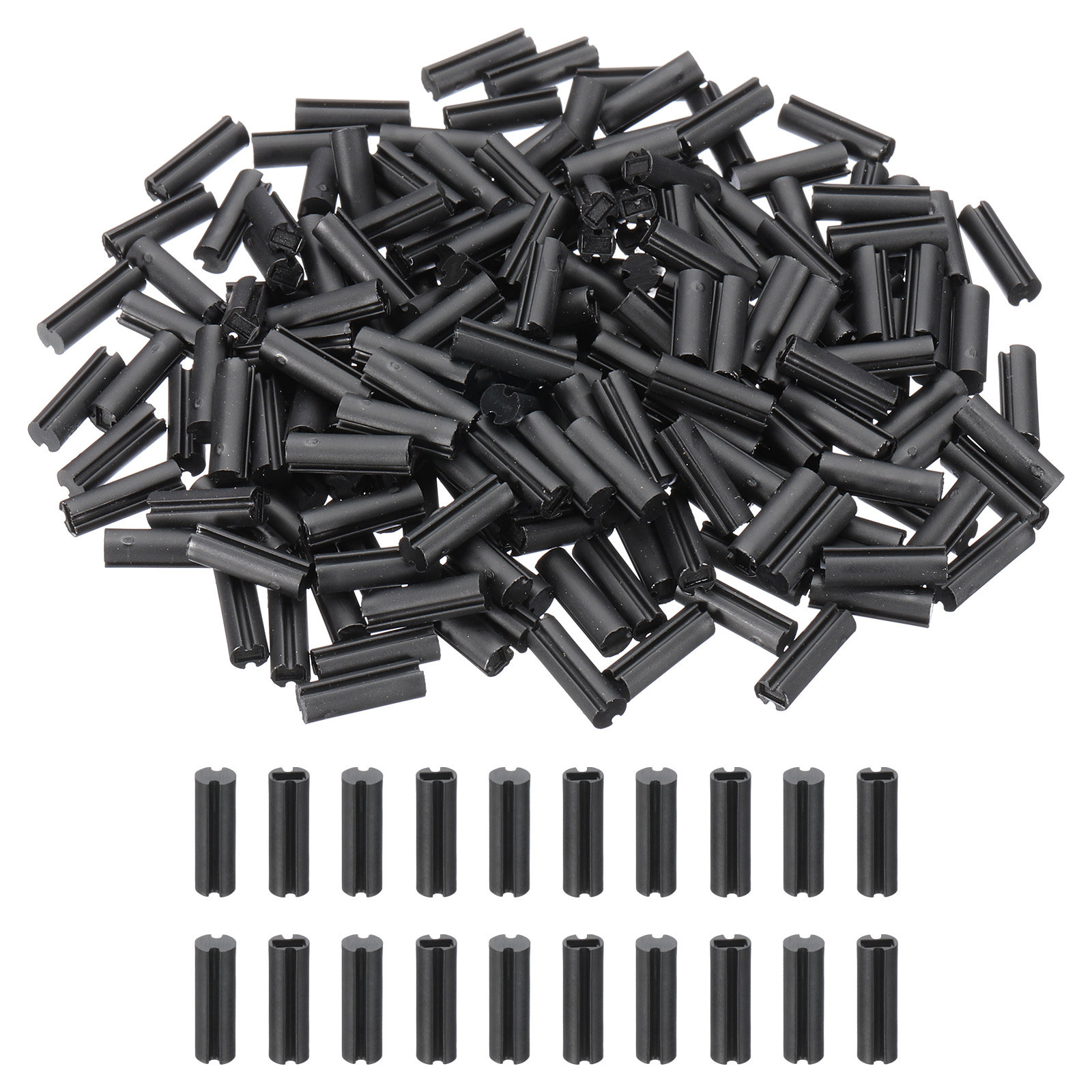 Uxcell 200 Pcs LED Spacer, 4mm OD 12mm Height Double Pit Nylon Light ...