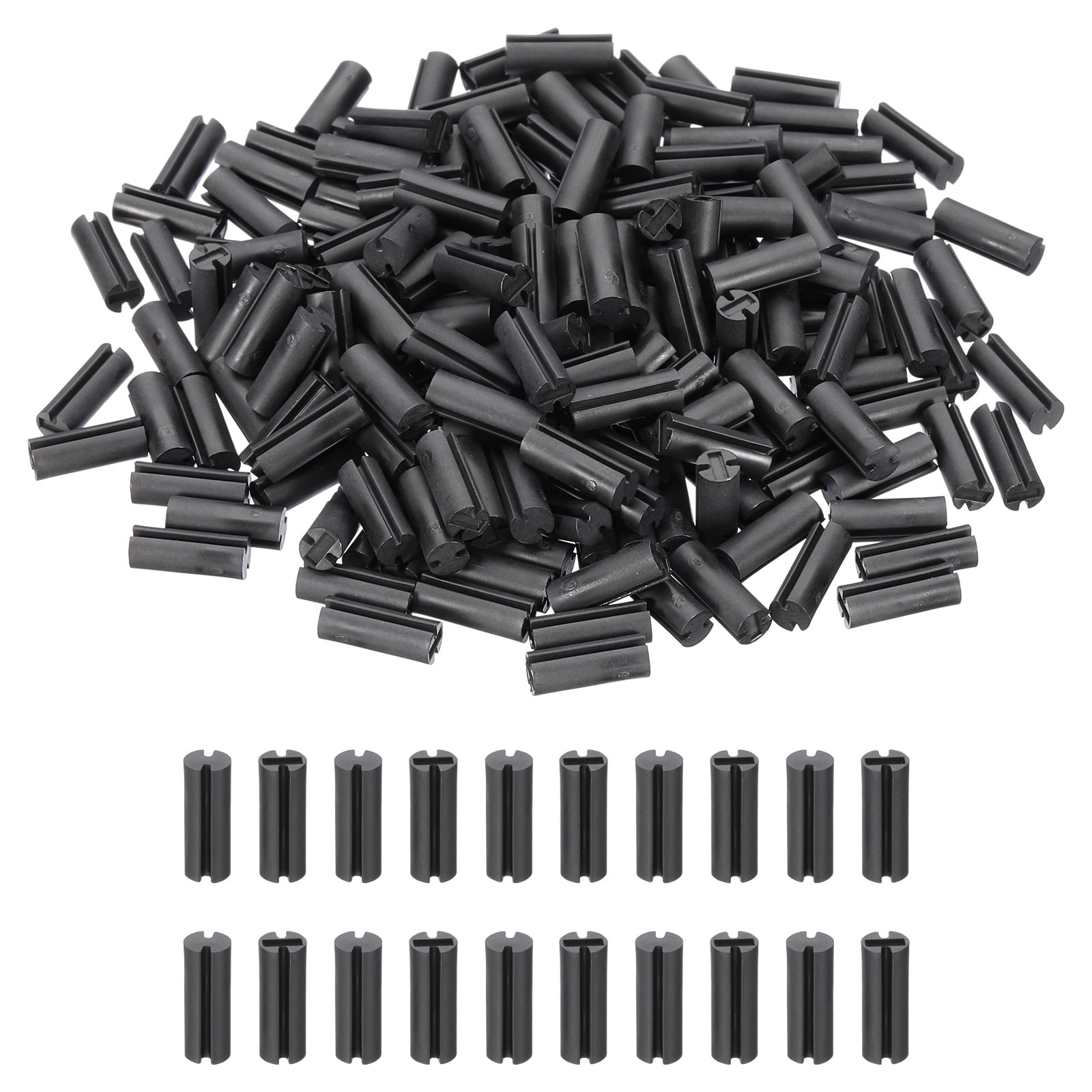 Uxcell 200 Pcs LED Spacer, 5mm OD 13mm Height Double Pit Nylon Light ...