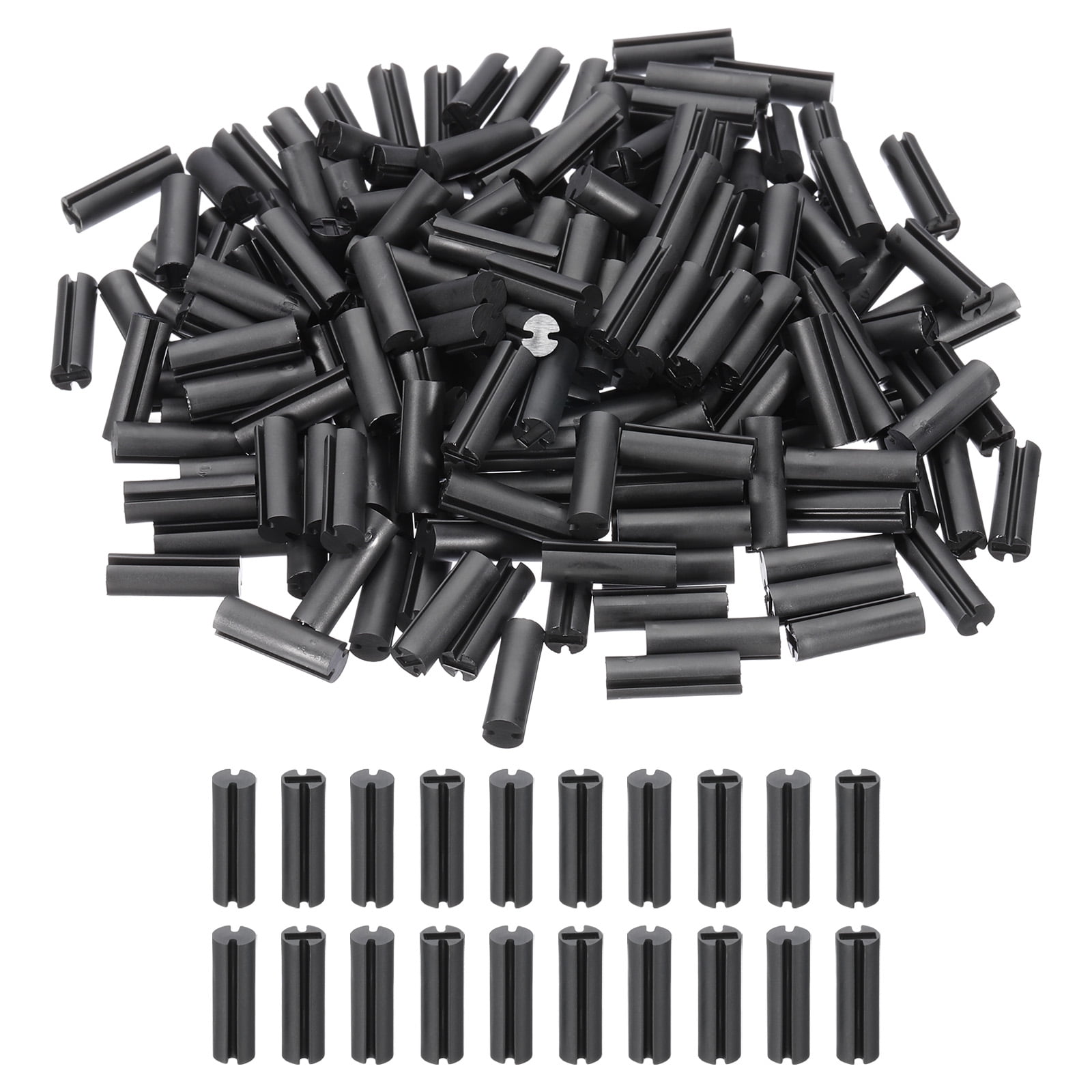 Uxcell 200 Pcs LED Spacer, 5mm OD 16mm Height Double Pit Nylon Light ...