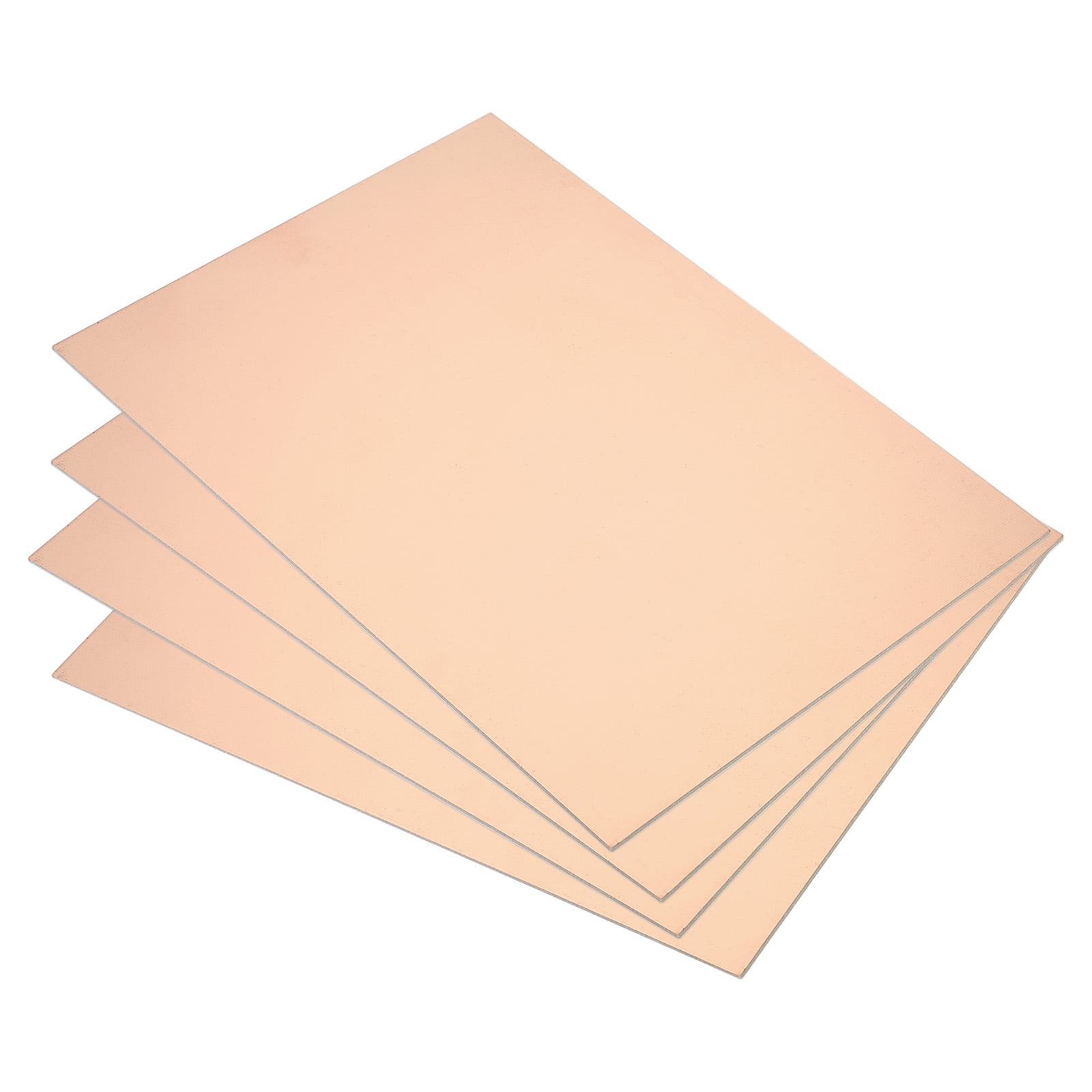 Uxcell 200 x 150 x 1.2mm FR4 Single Side PCB Copper Clad Board 4 Pack ...