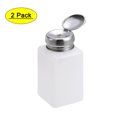 Uxcell 200ML Alcohol Liquid Press Pumping Dispenser Nail Polish Empty ...
