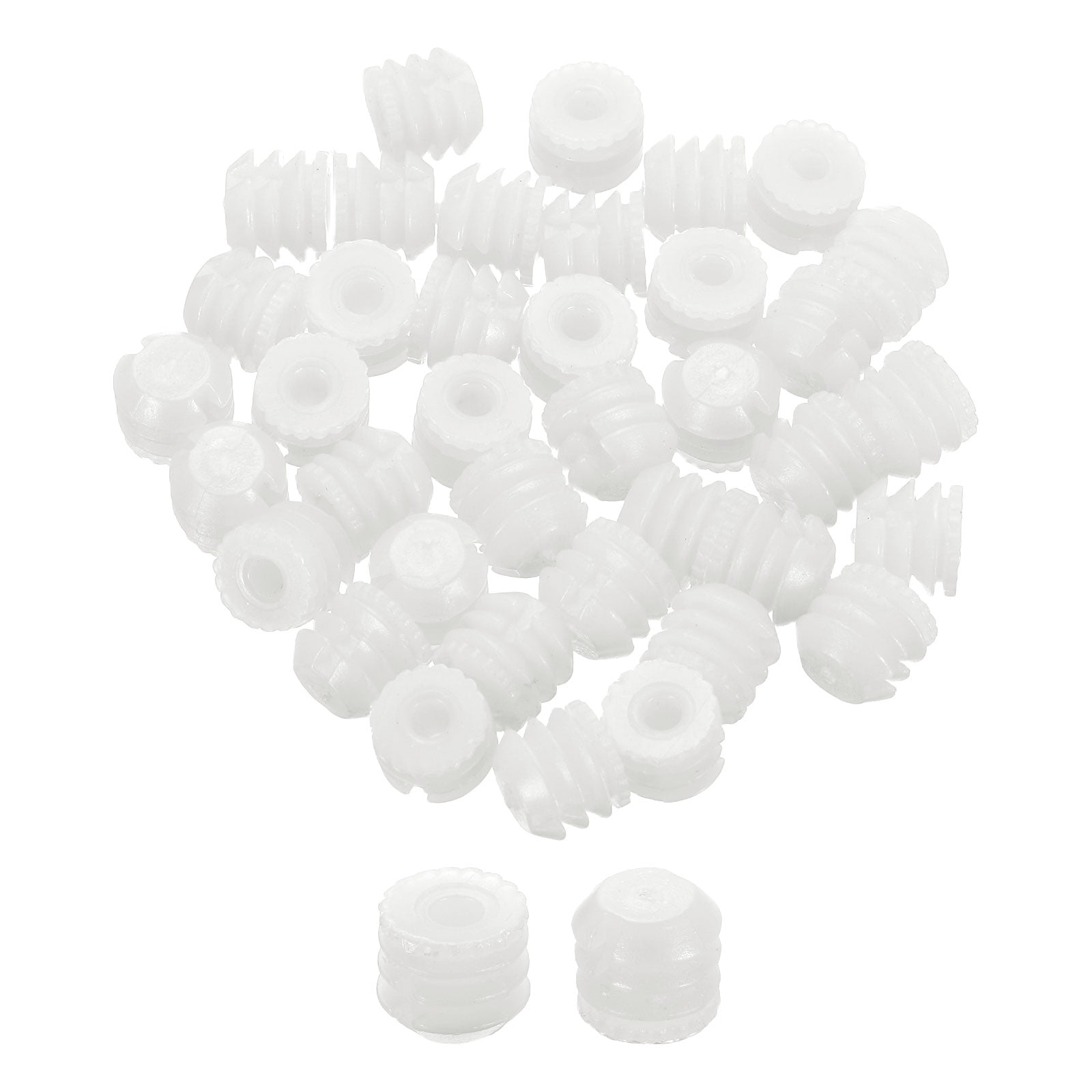 Uxcell 200Pack 0.32"x0.31" Hinge Dowels, Plastic Dowel Insert for ...