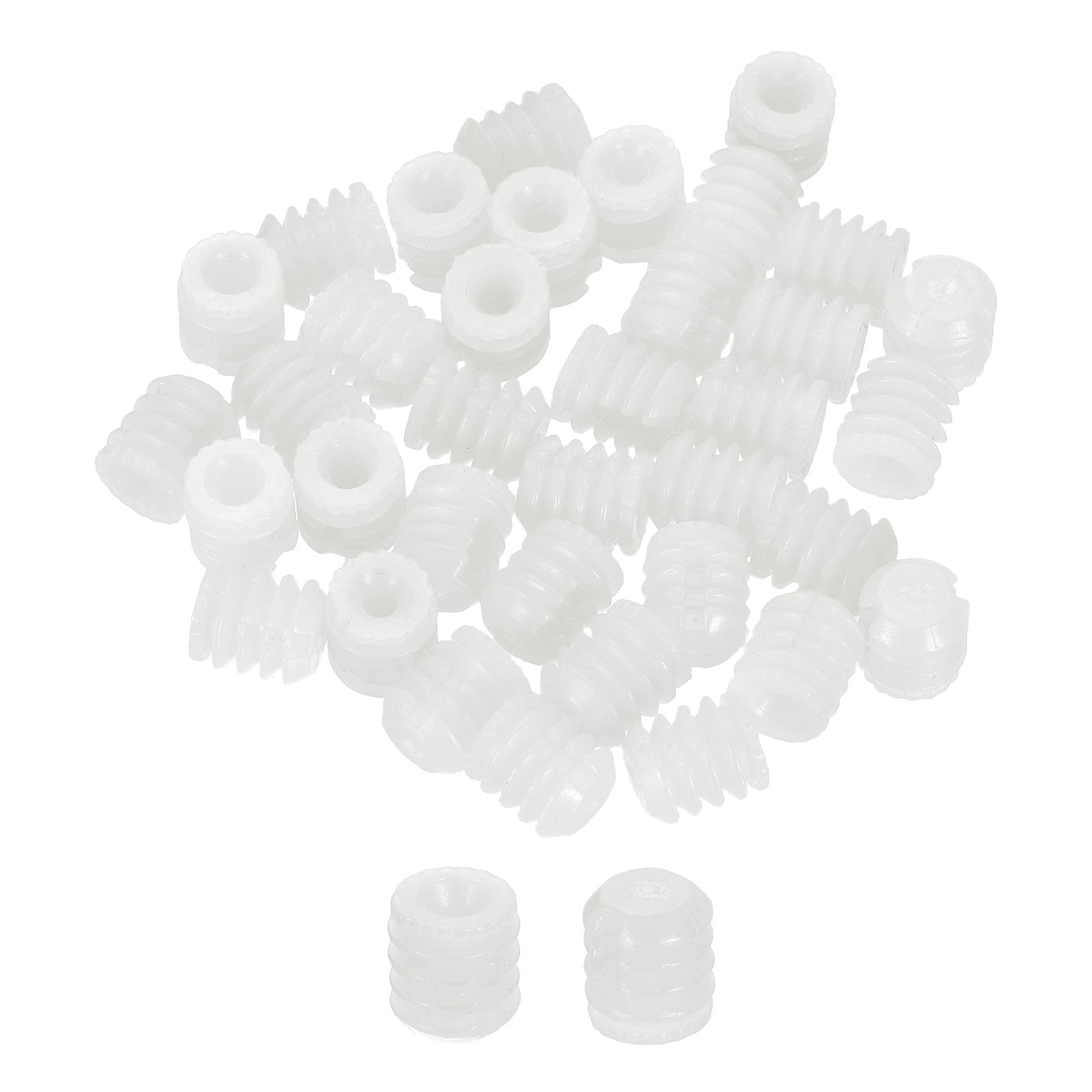 Uxcell 200Pack 0.33"x0.38" Hinge Dowels, Plastic Dowel Insert for ...