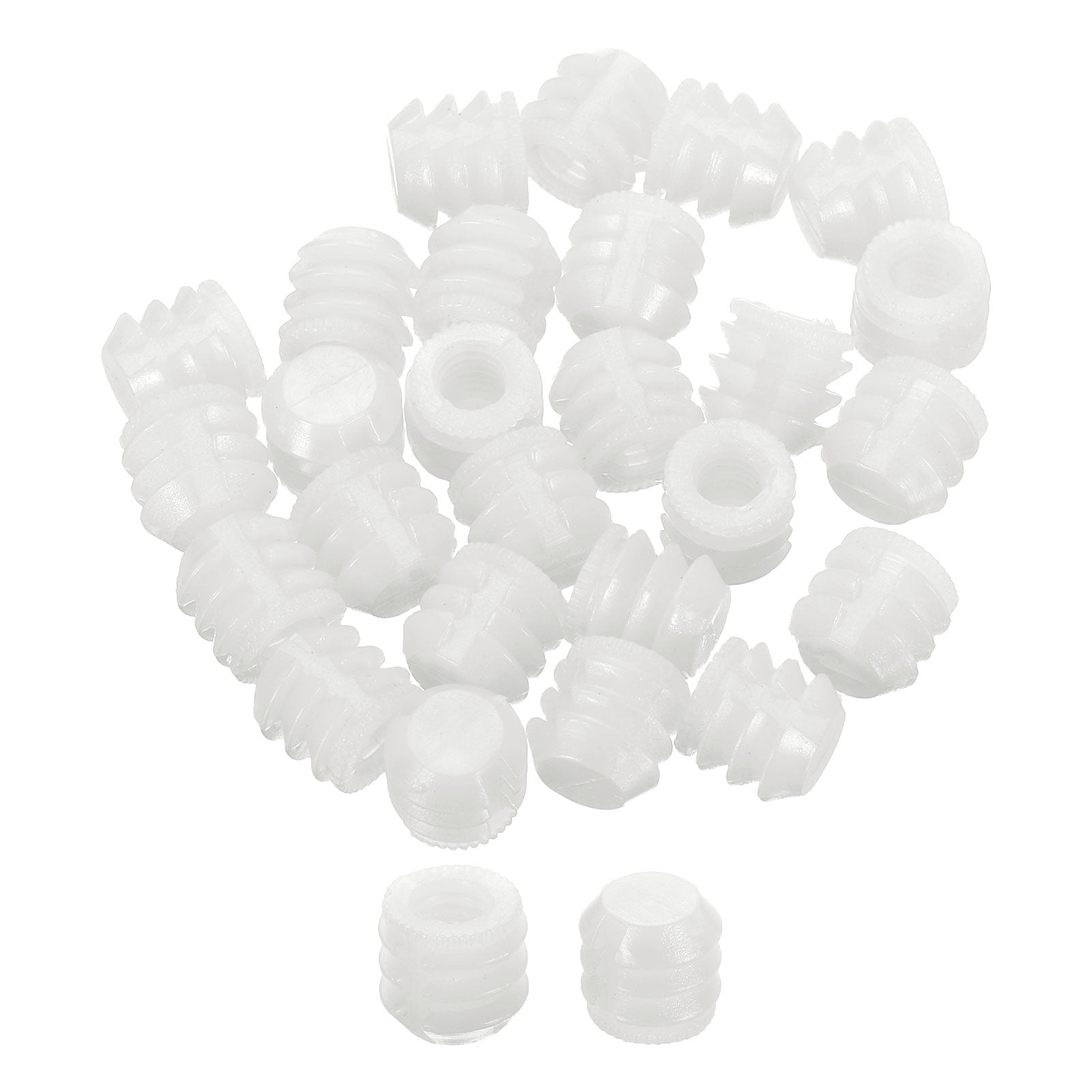 Uxcell 200Pack 0.42"x0.41" Hinge Dowels, Plastic Dowel Insert with ...