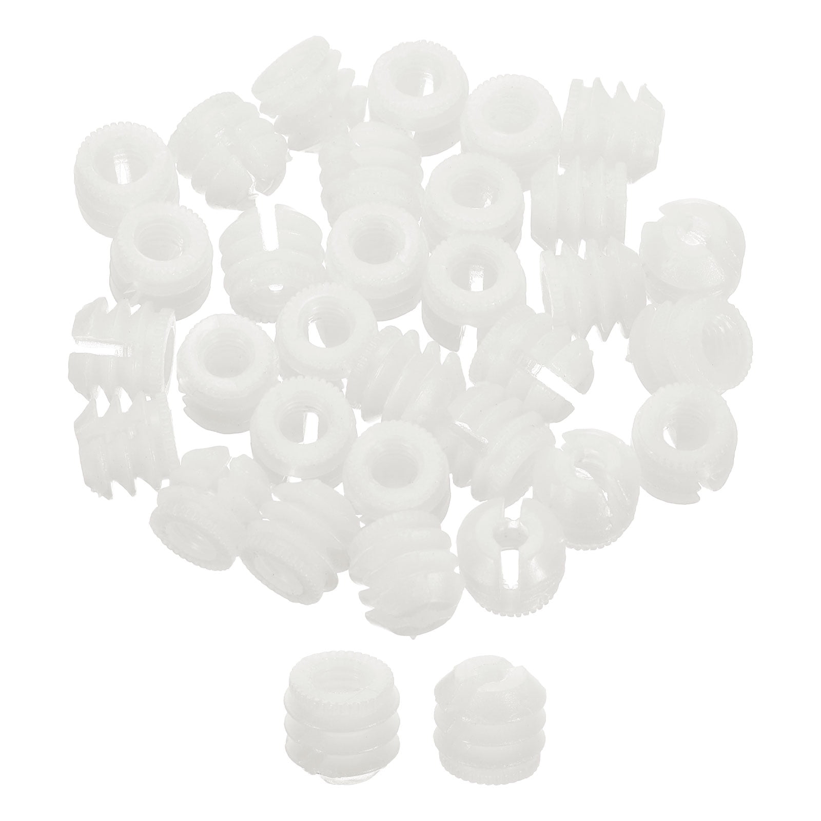 Uxcell 200Pack 0.43"x0.41" Hinge Dowels, Plastic Dowel Insert with ...