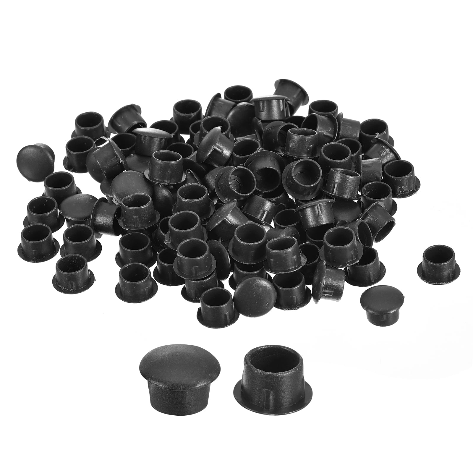 Uxcell 200Pack 10mm(3/8") Dia Plastic Screw Hole Plugs Cover for ...