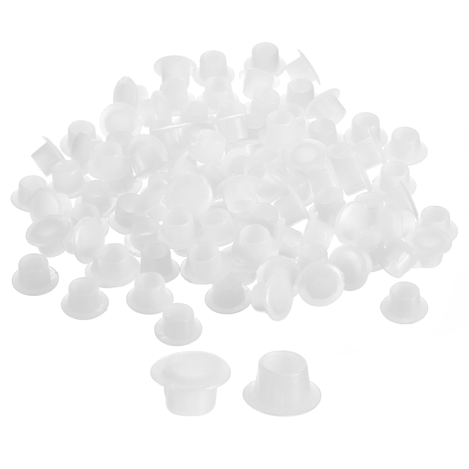 Uxcell 200Pack 8mm(5/16") Dia Plastic Screw Hole Plugs Cover for ...