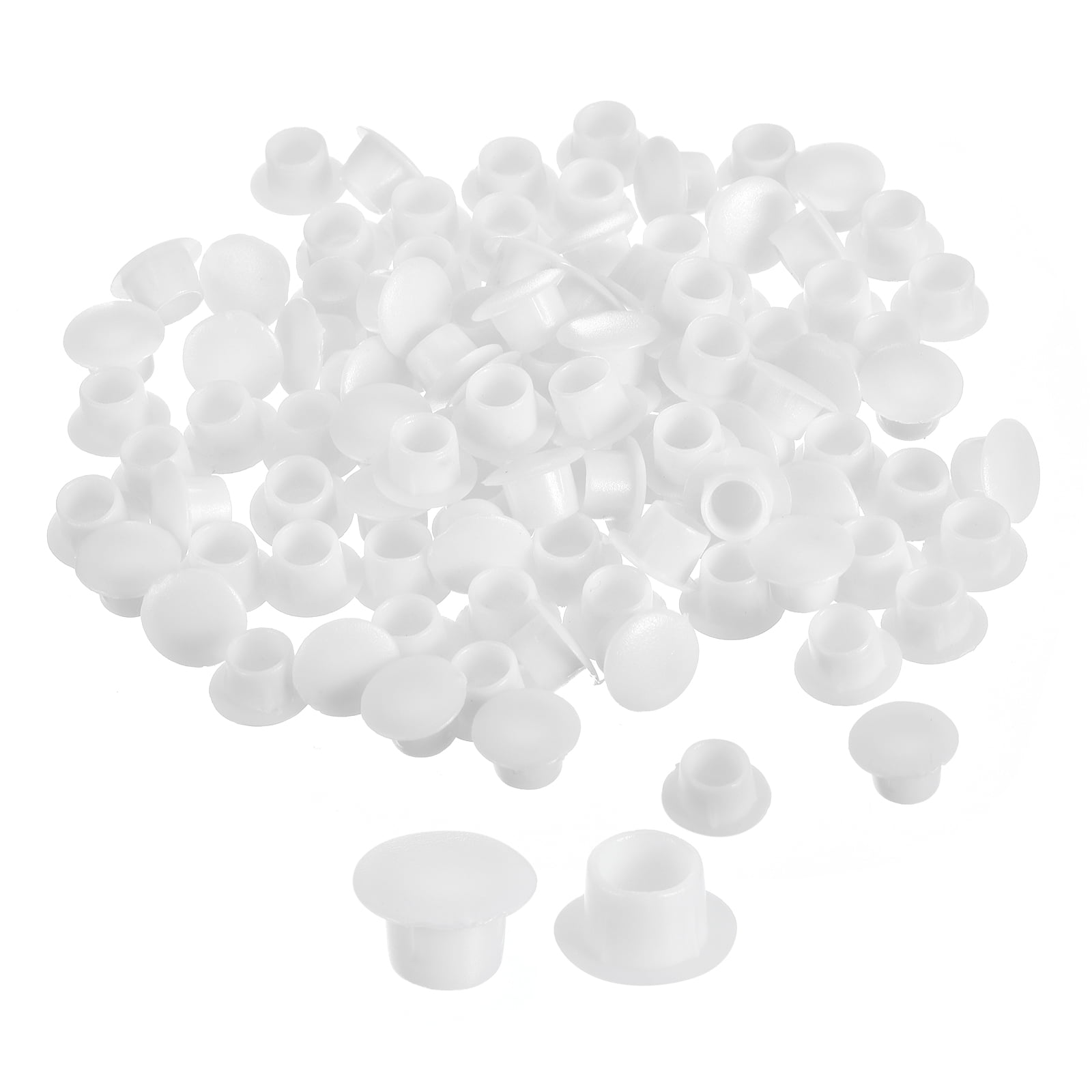Uxcell 200Pack 8mm(5/16") Dia Plastic Screw Hole Plugs Cover for ...