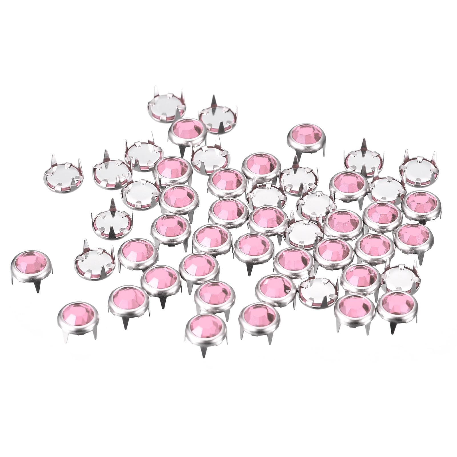200Pack 8mm Rhinestone Stud Refills Embellishment Decorative Rivets ...