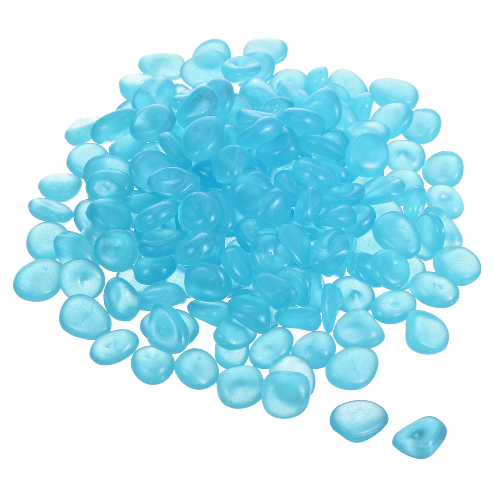 Uxcell 200Pack Glow Rocks 13-17mm Glow Pebbles Decoration in the Dark ...