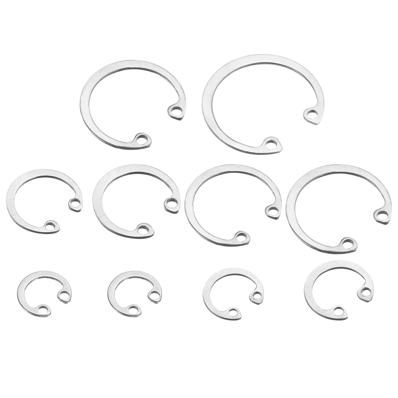 Uxcell 200Pack Internal Retaining Ring Circlip Assortment Set, 304 ...