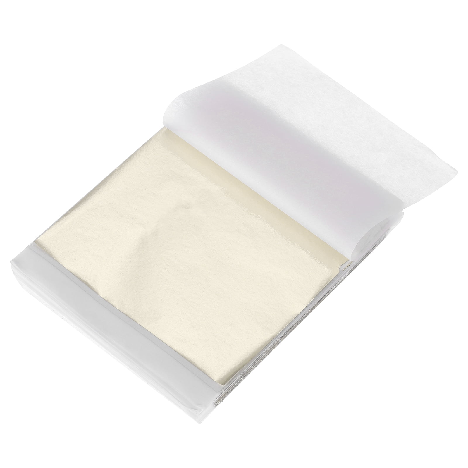 Uxcell 200Pcs Gold Leaf Sheets 5.5" x 5.5" Foil Sheets for Crafts Light ...