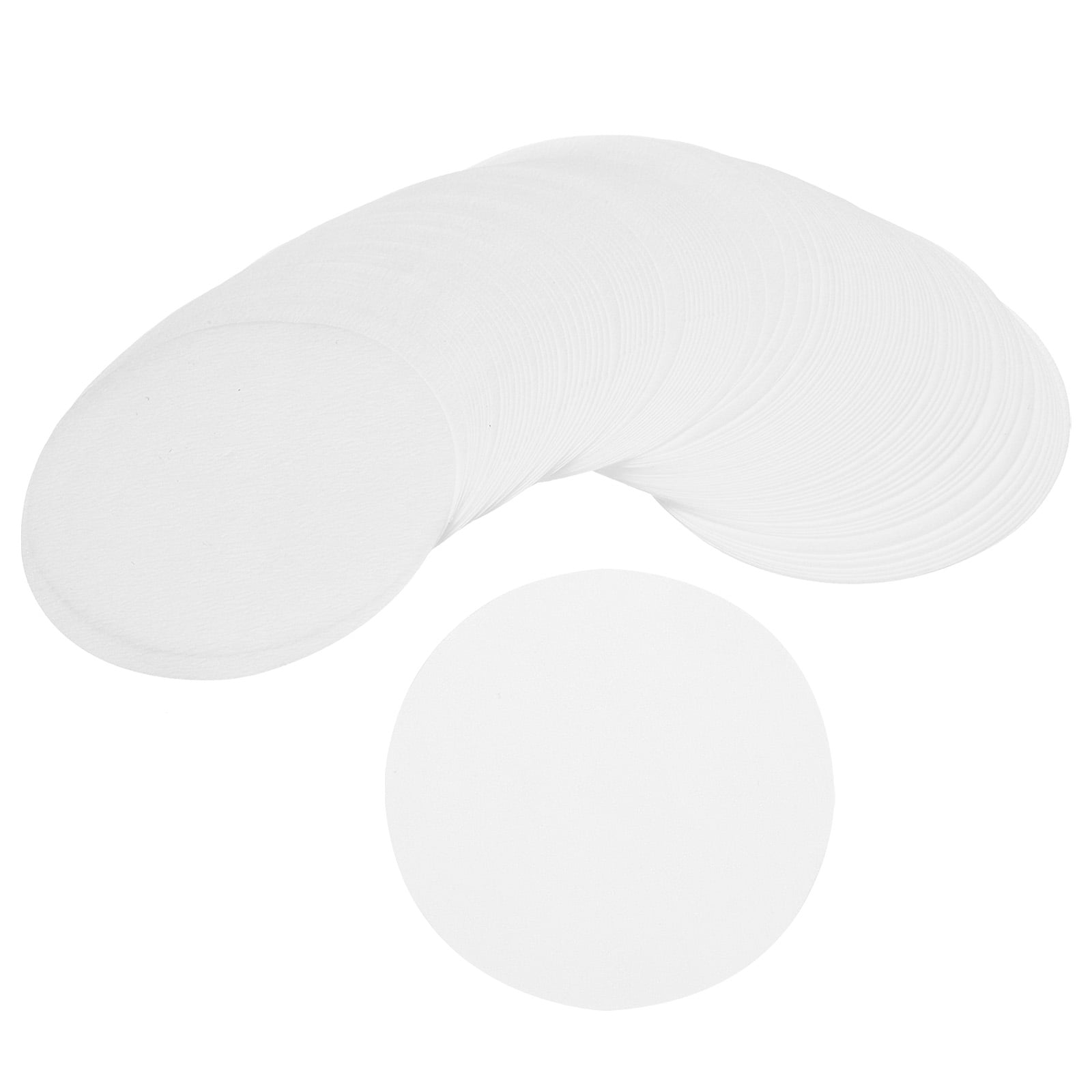 Uxcell 200Pcs Mocha Pot Paper Filter Disposable Round Brown Paper 2.28 ...