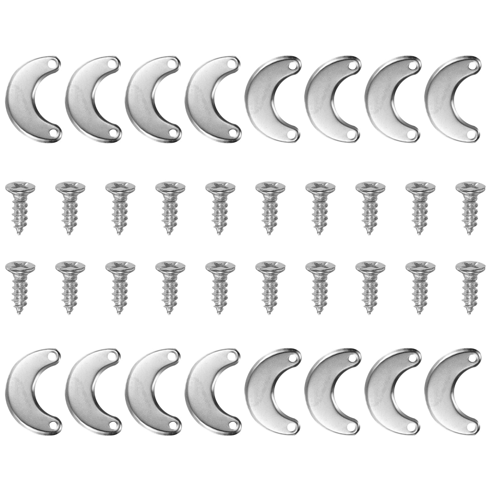 Uxcell 200Pcs Photo Frame Turn Button Fasteners 200Pcs Screws Photo ...