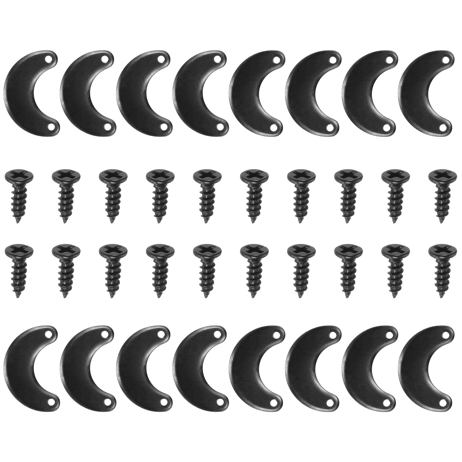 Uxcell 200Pcs Photo Frame Turn Button Fasteners 200Pcs Screws Picture ...