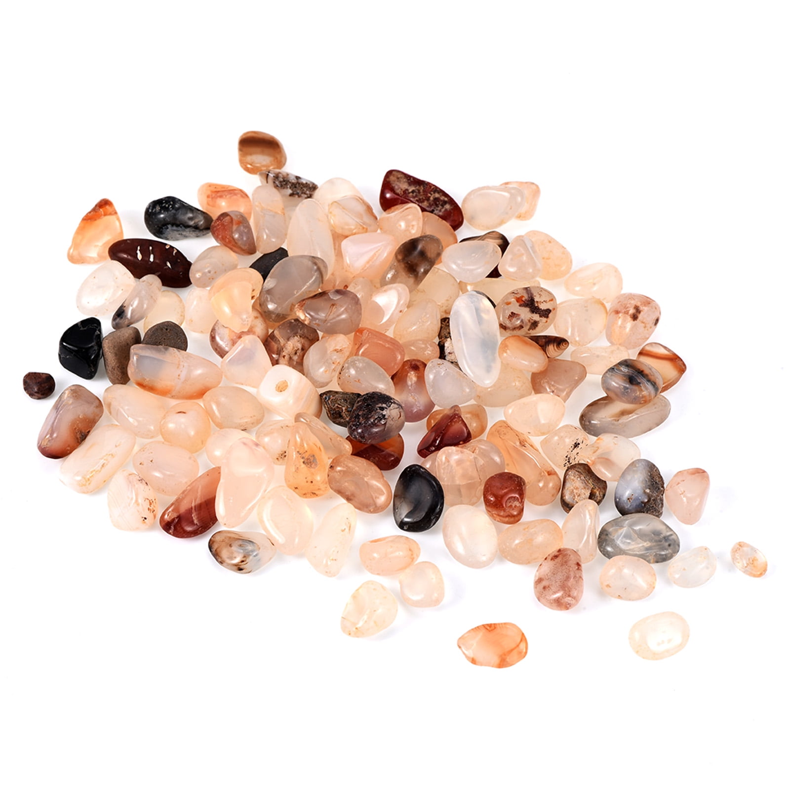 Uxcell 200g/0.44lb 6 to 9mm Natural Tumbled Chips Decoration Stones for ...