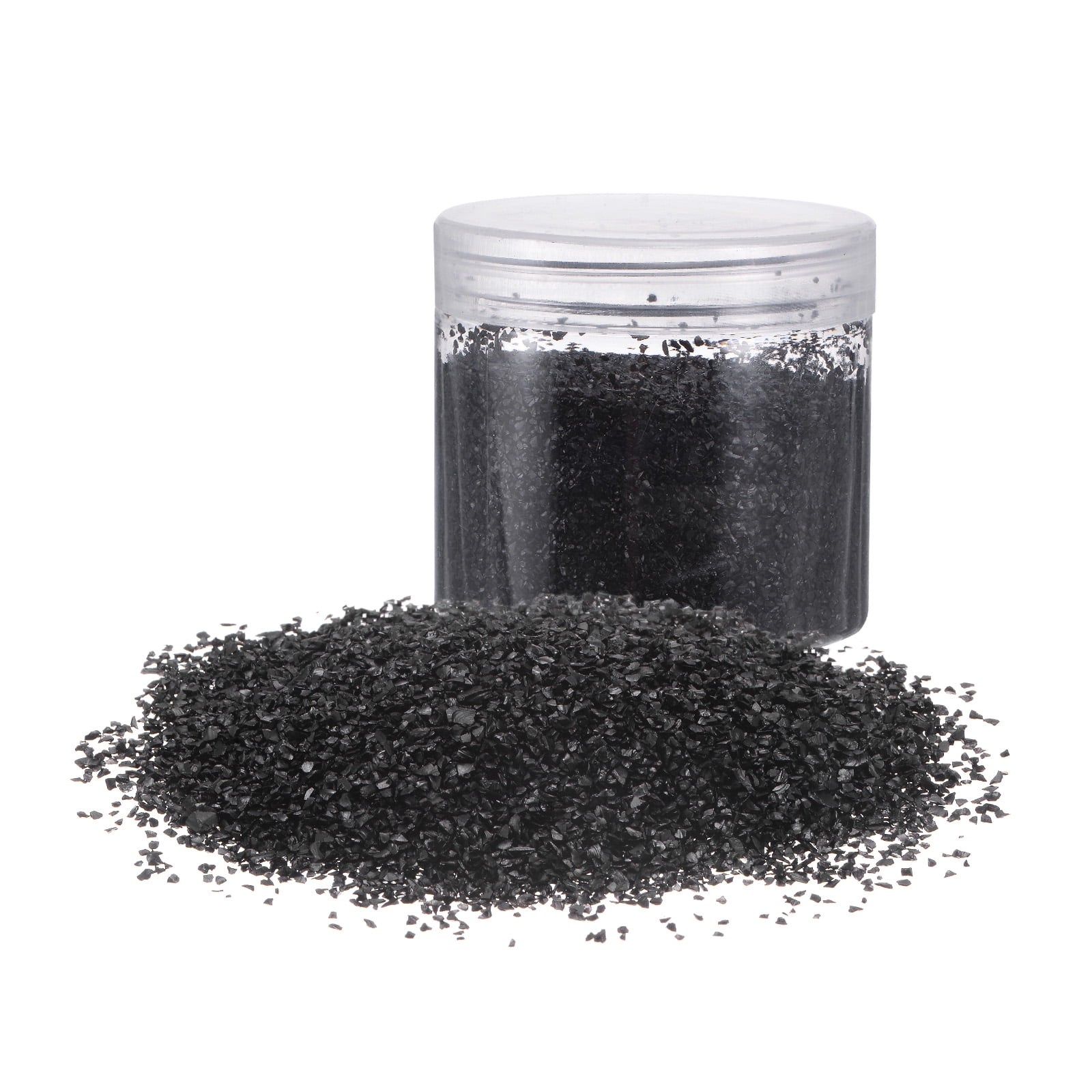 Uxcell 200g Crushed Glass Chips 1-3mm Irregular Broken Sprinkles Chunky ...